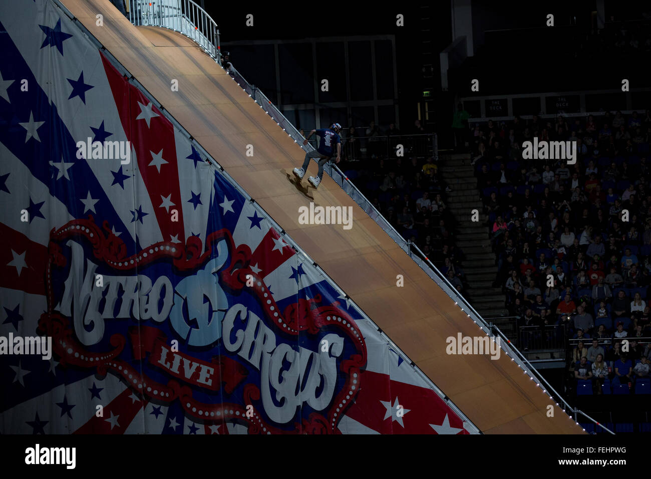 London, UK. 7th February, 2016. Nitro Circus Live at The O2 Arena on ...