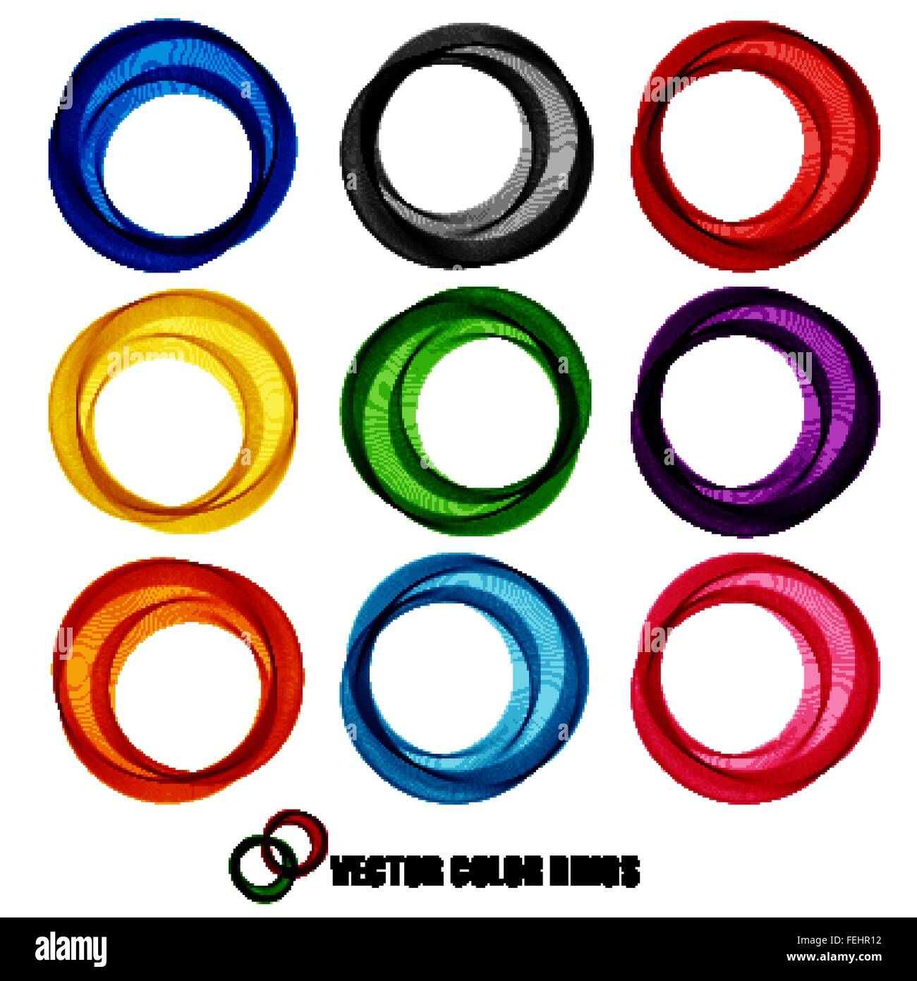 Abstract vector background, color ring Stock Vector Image & Art - Alamy