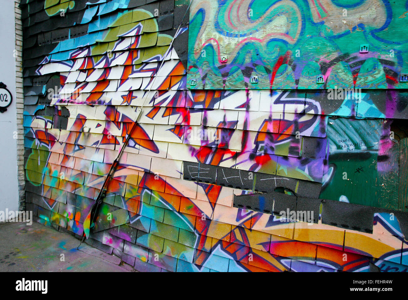 Kensington Market Toronto Graffiti Stock Photo - Alamy