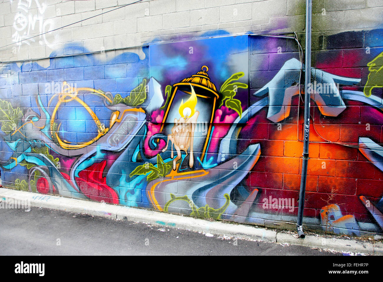 Kensington Market Toronto Graffiti Stock Photo - Alamy