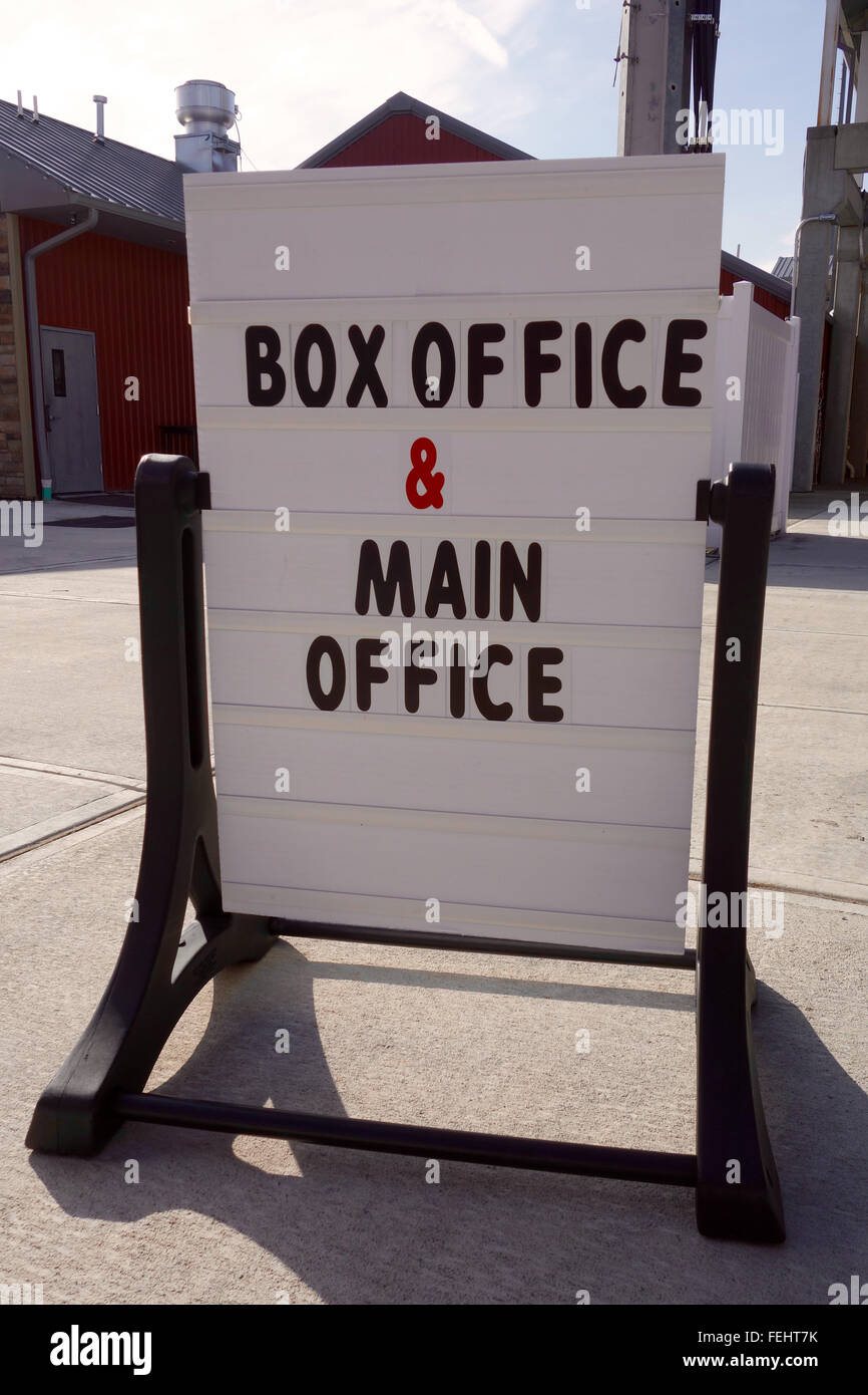Box Office Sign Stock Photo - Alamy