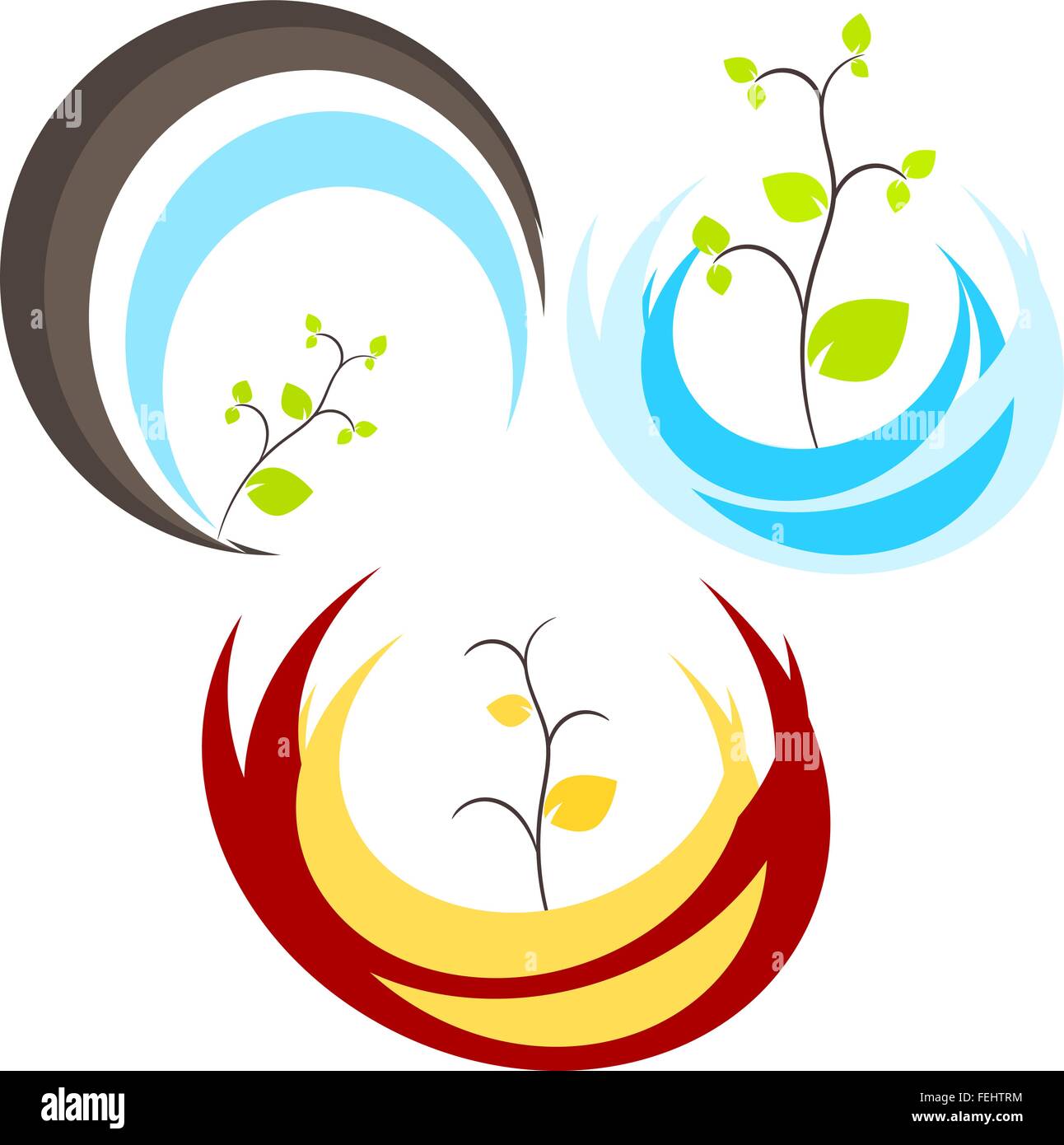 Nature tree symbol illustration Stock Vector Image & Art - Alamy
