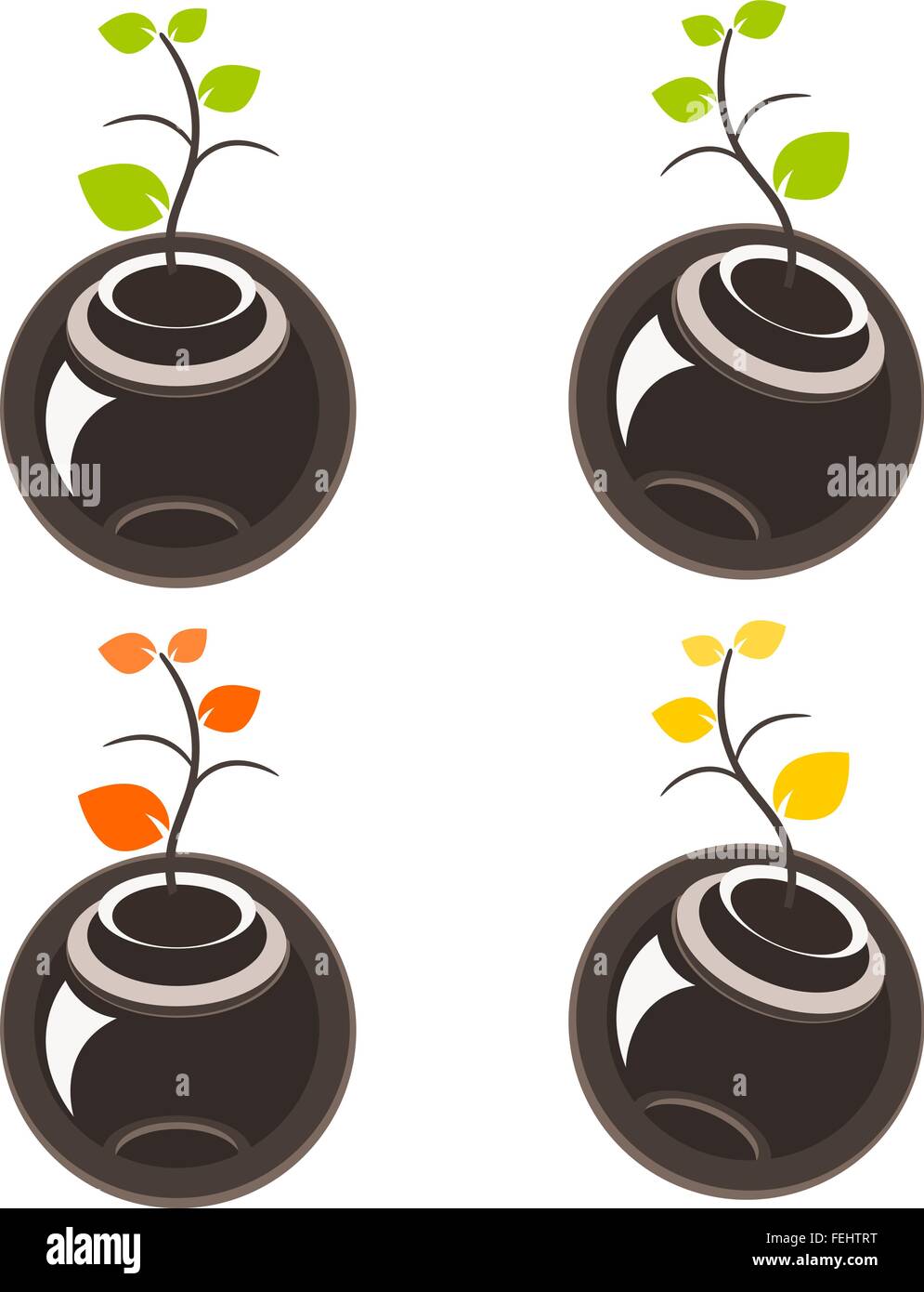 Nature tree symbol illustration Stock Vector Image & Art - Alamy