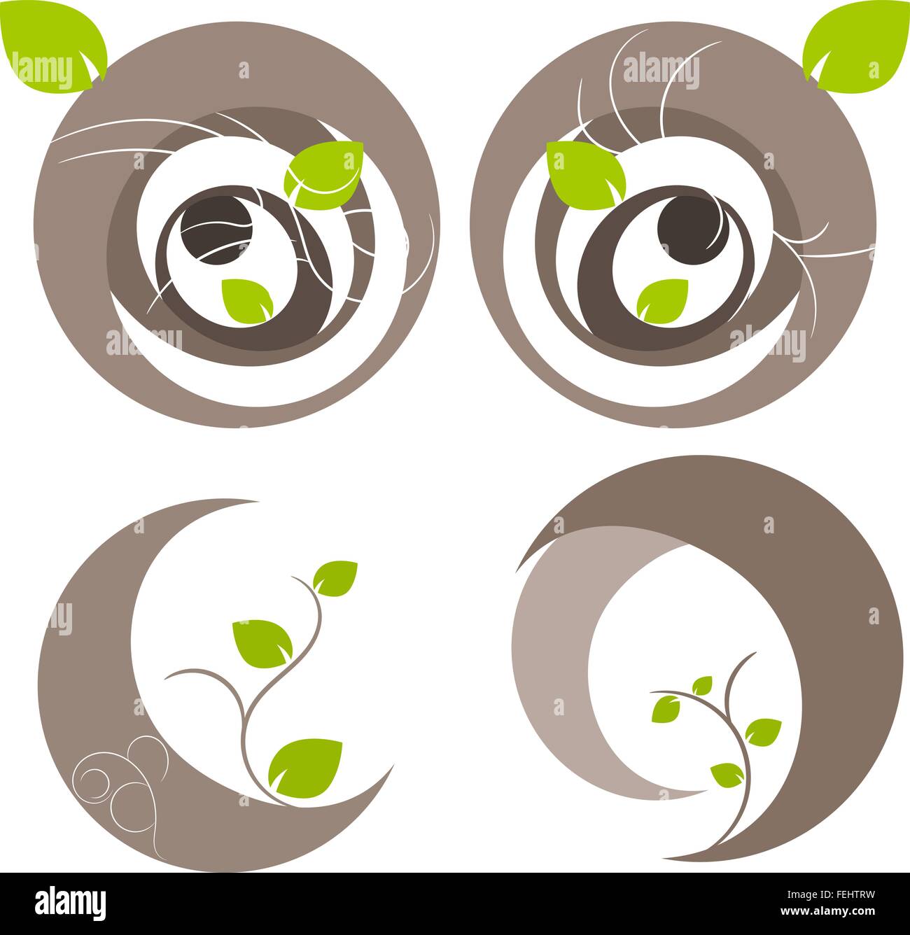 Nature tree symbol illustration Stock Vector Image & Art - Alamy
