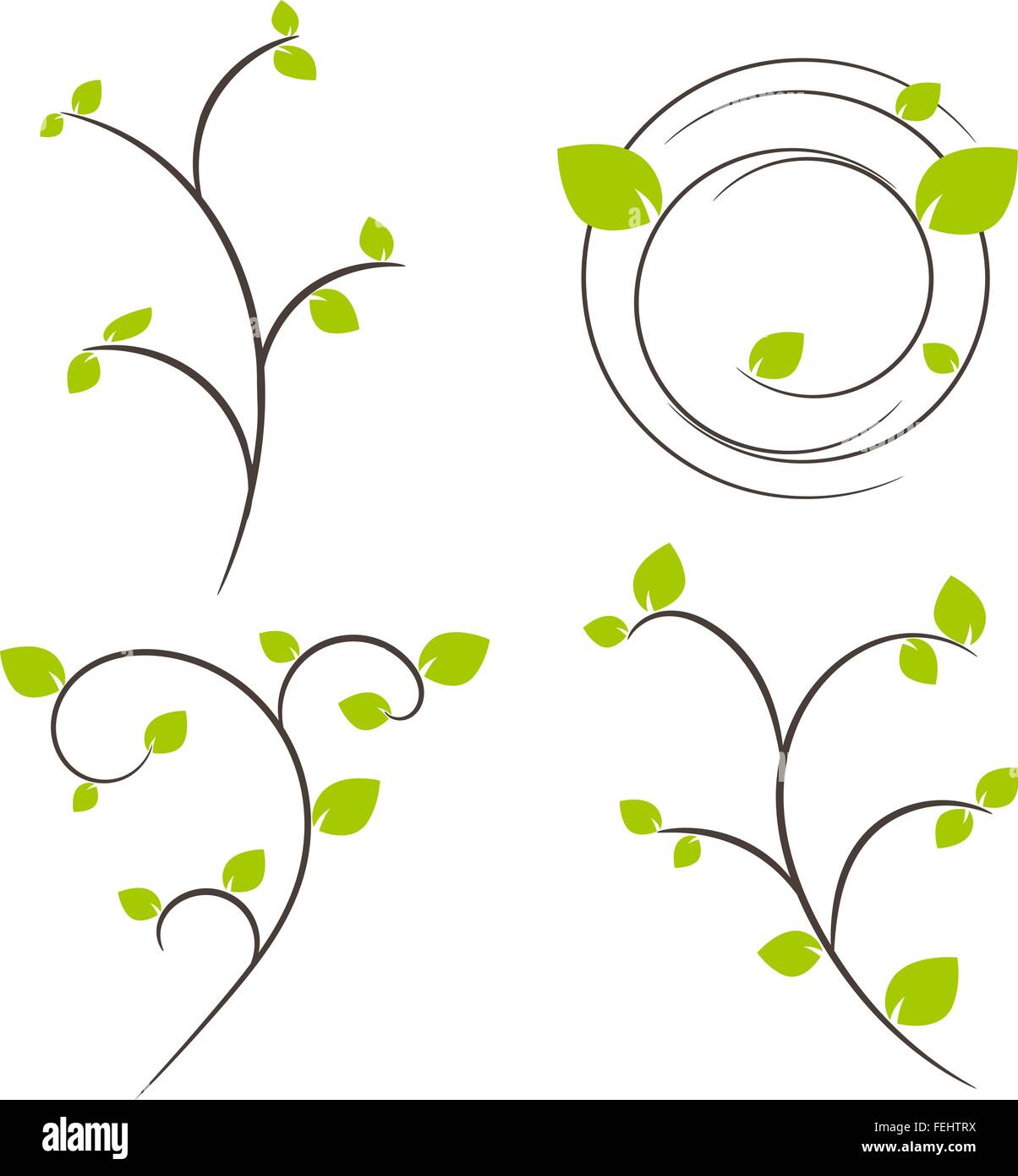 Nature tree symbol illustration Stock Vector Image & Art - Alamy