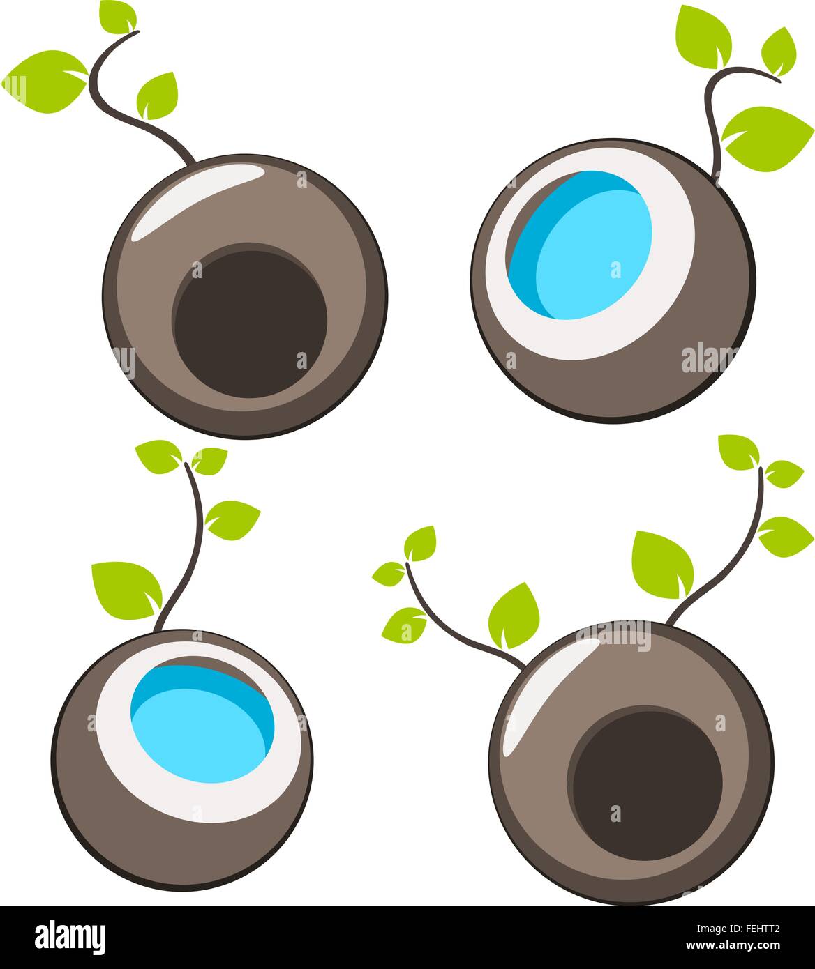 Nature tree symbol illustration Stock Vector Image & Art - Alamy