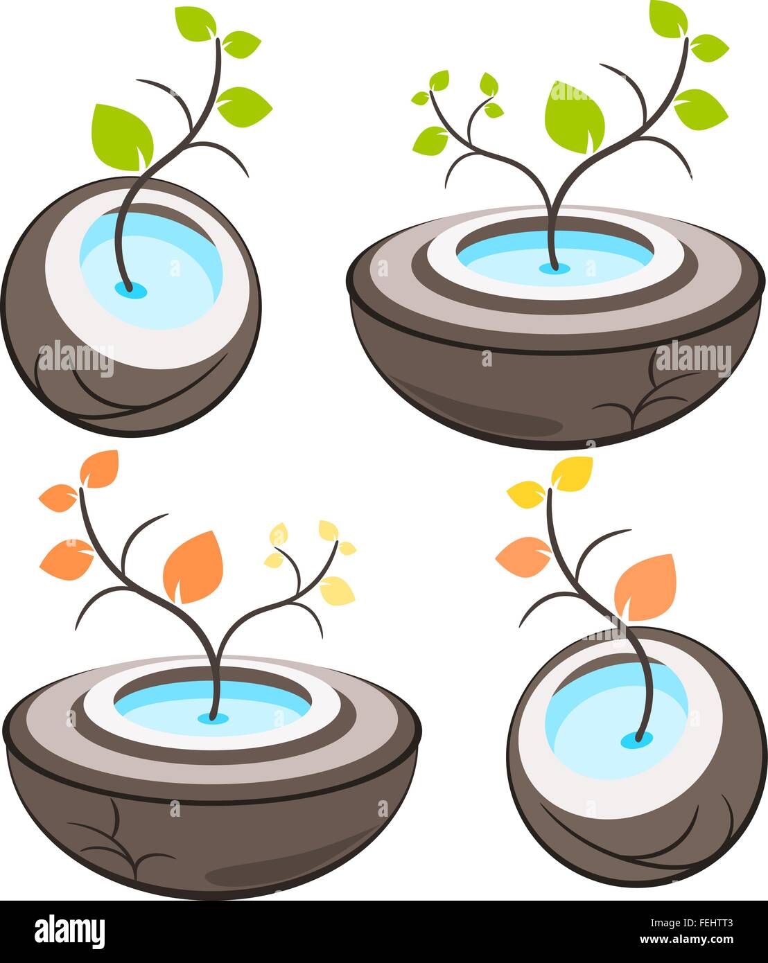 Nature tree symbol illustration Stock Vector Image & Art - Alamy