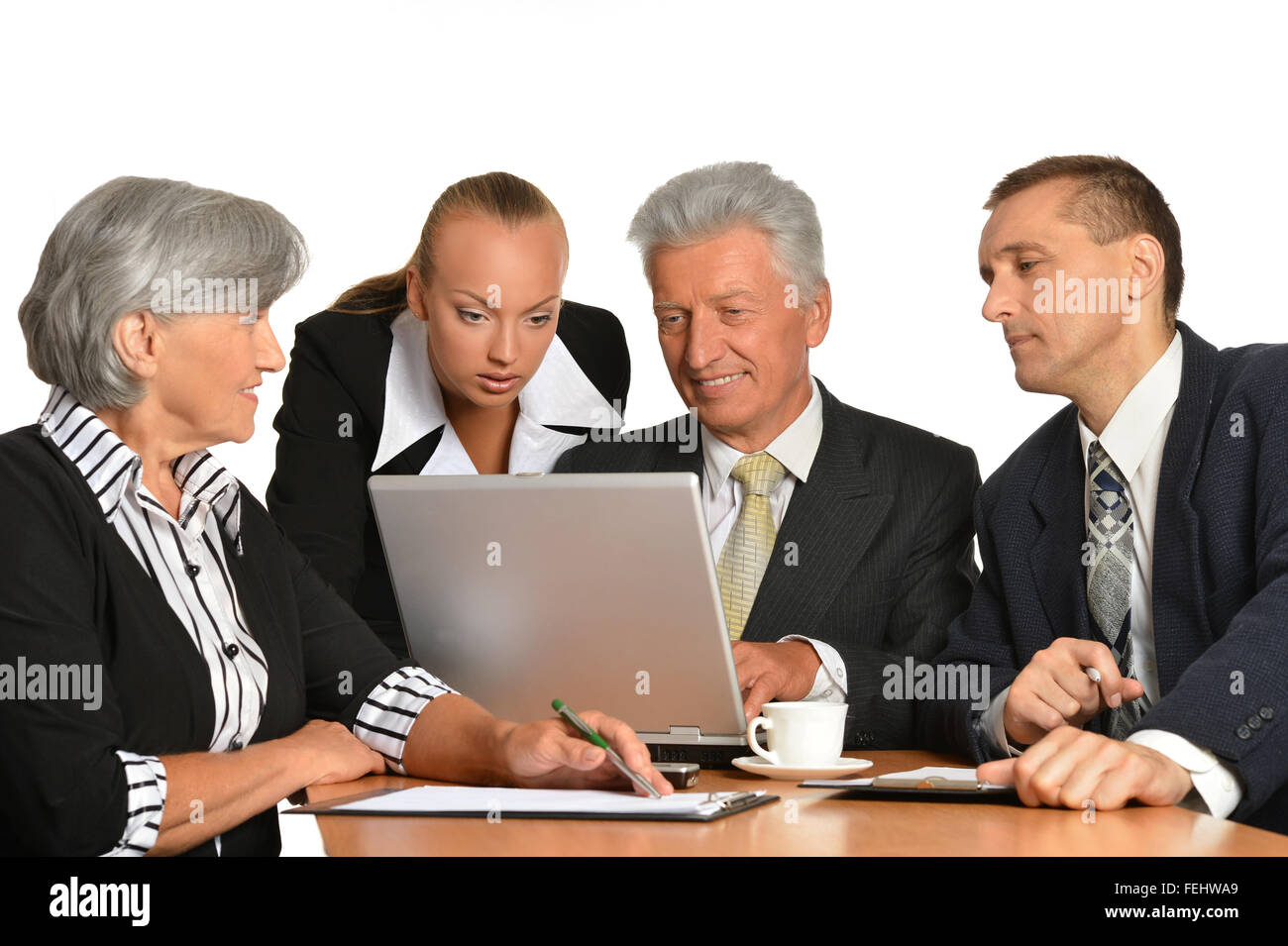 Business people at work Stock Photo - Alamy