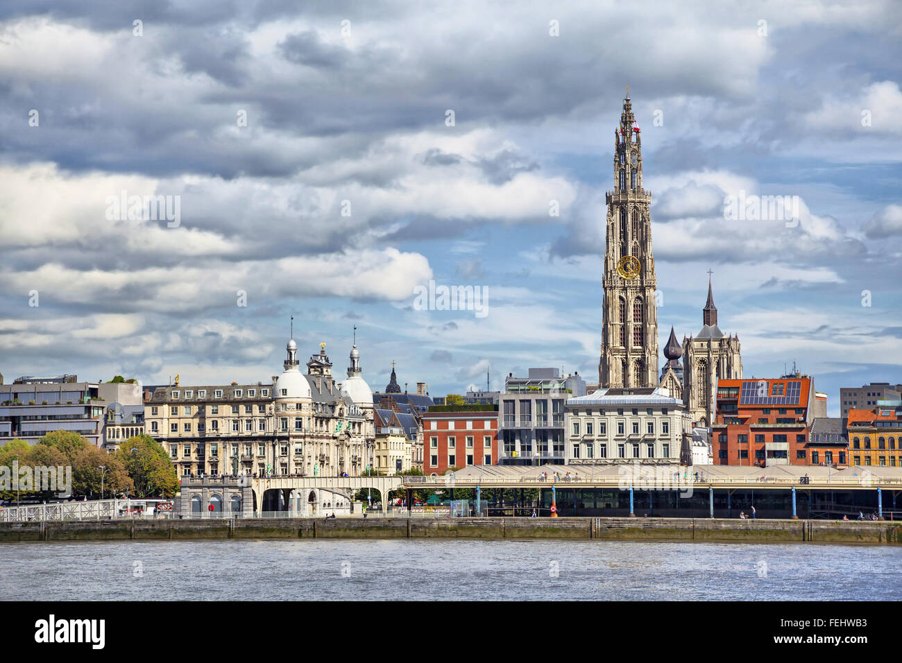 River schelde antwerp flanders belgium hi-res stock photography and ...