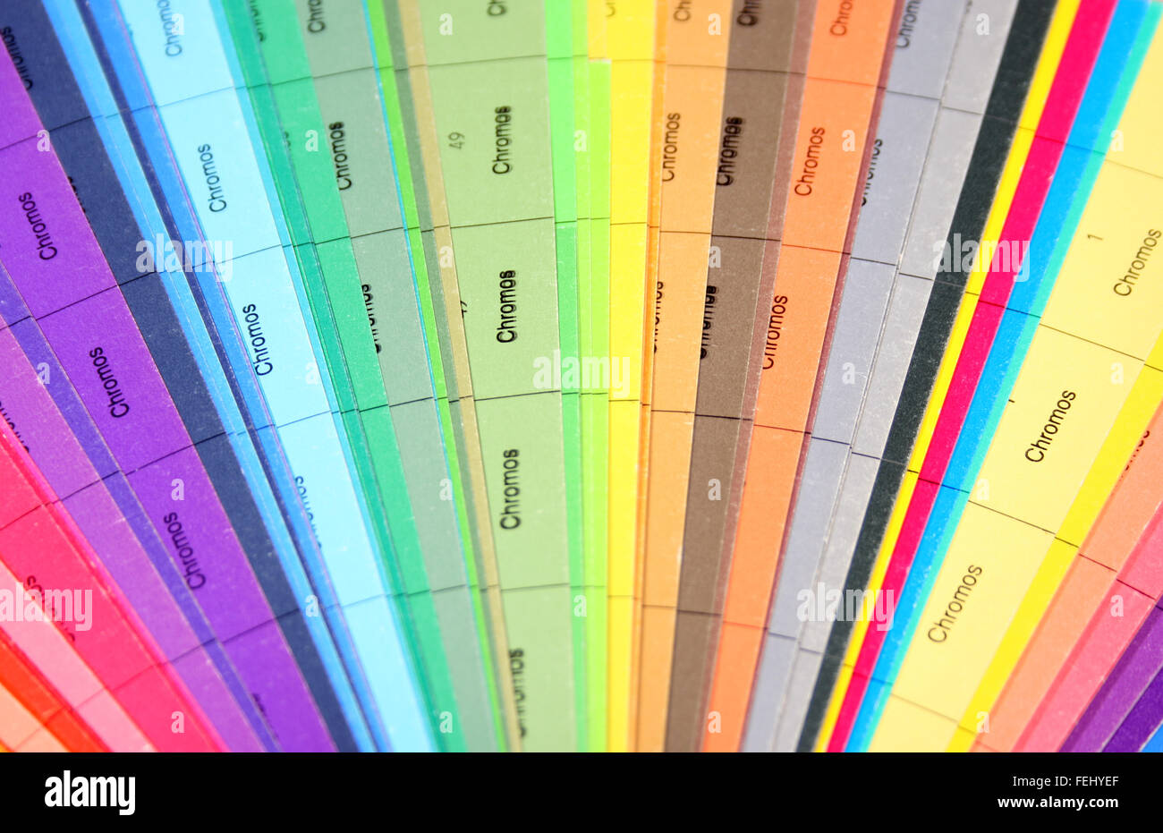Color charts hi-res stock photography and images - Alamy