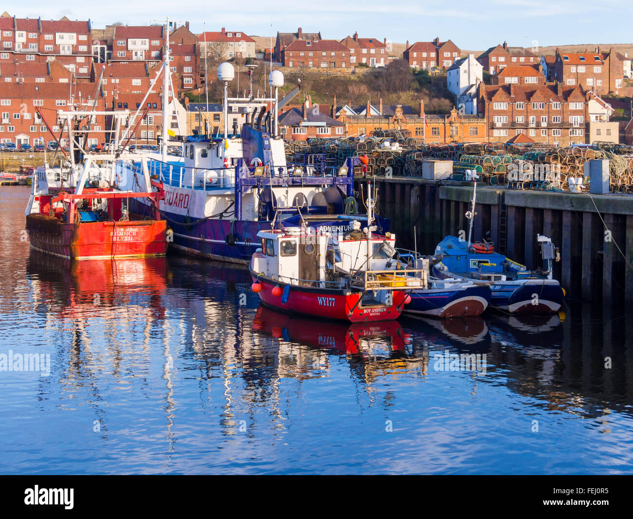 Whitby commercial fishing boat hi-res stock photography and images - Alamy