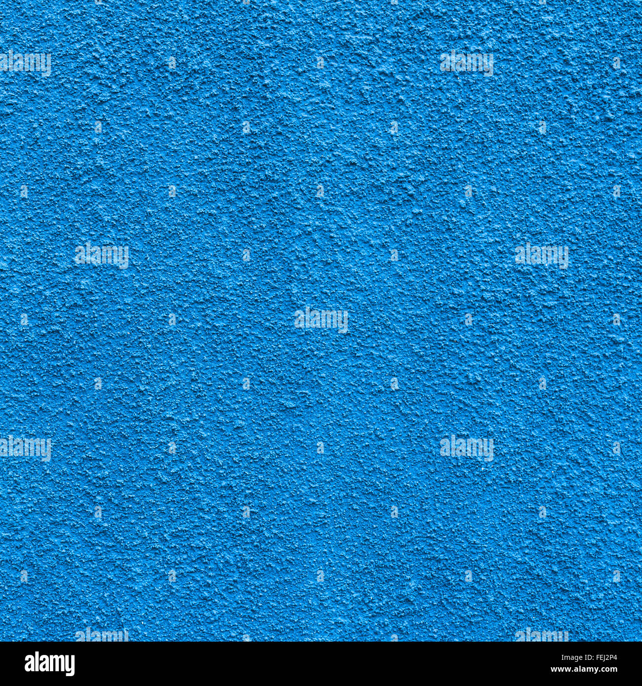 Front view of a wall decorated with blue plaster, coarse Stock Photo ...