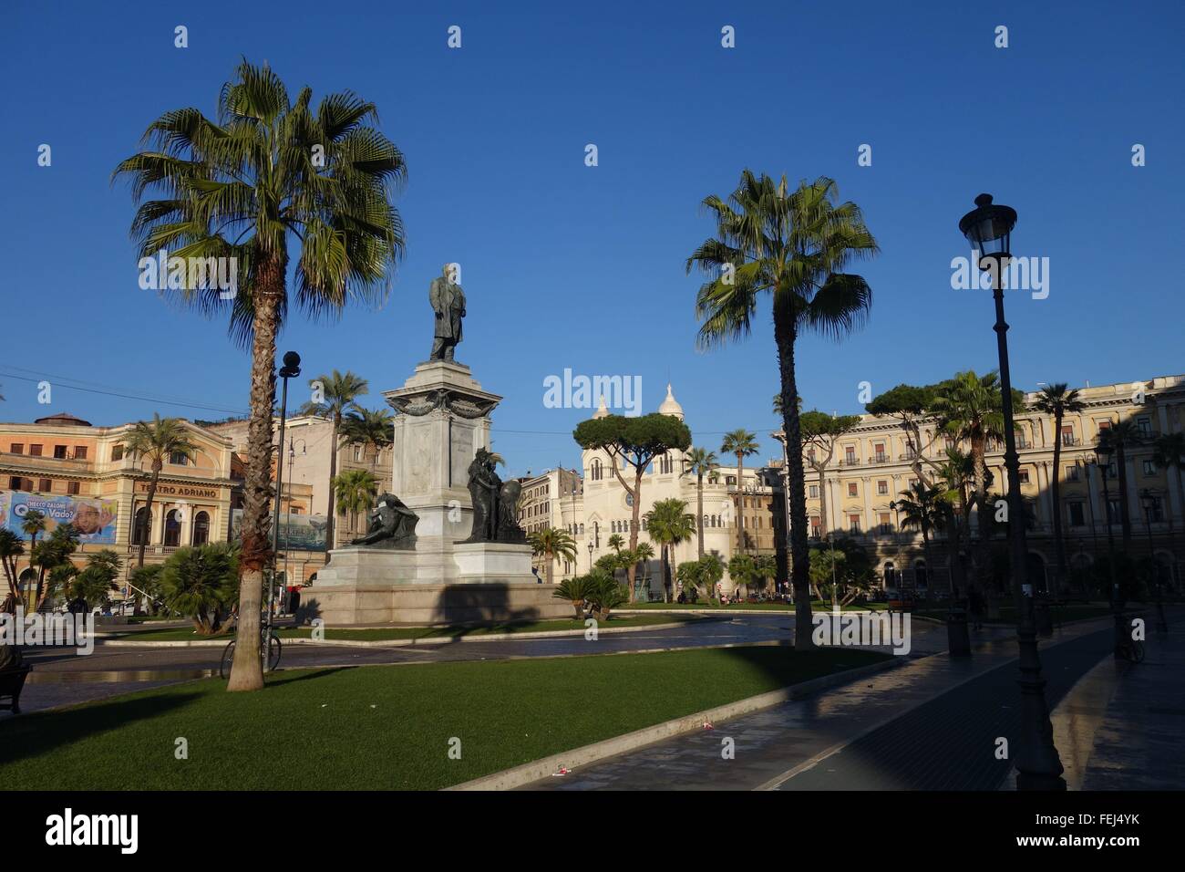 Rome - Piazza Cavour Stock Photo - Alamy