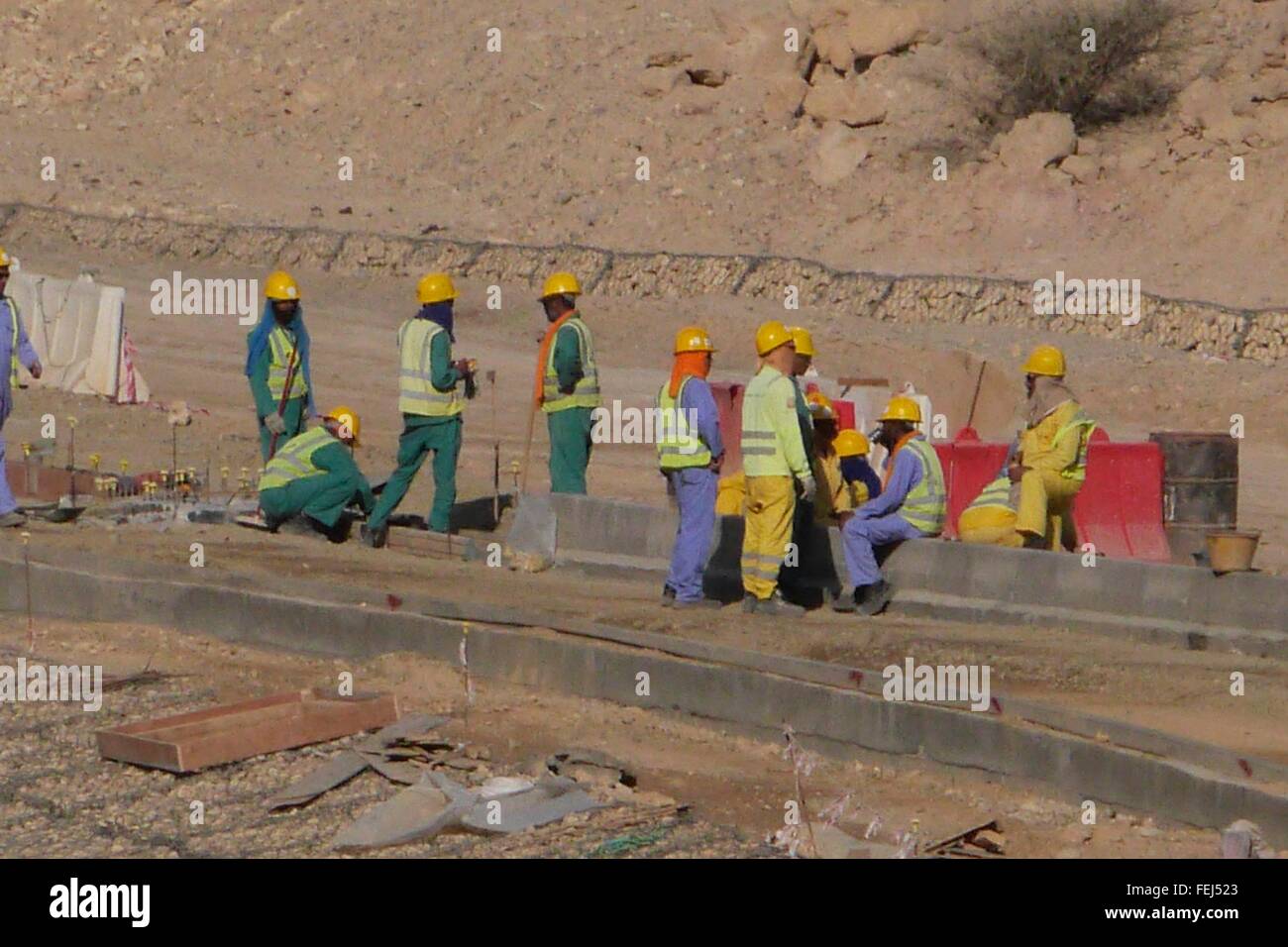 MUSCAT, OMAN new construction in Al Wadi Al Kabir Stock Photo - Alamy