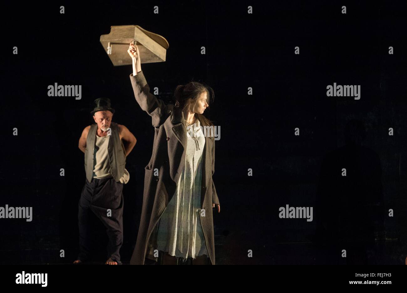 Maria Shulga as Rose and Bert Luppes as Jim Casey in "The Grapes of ...