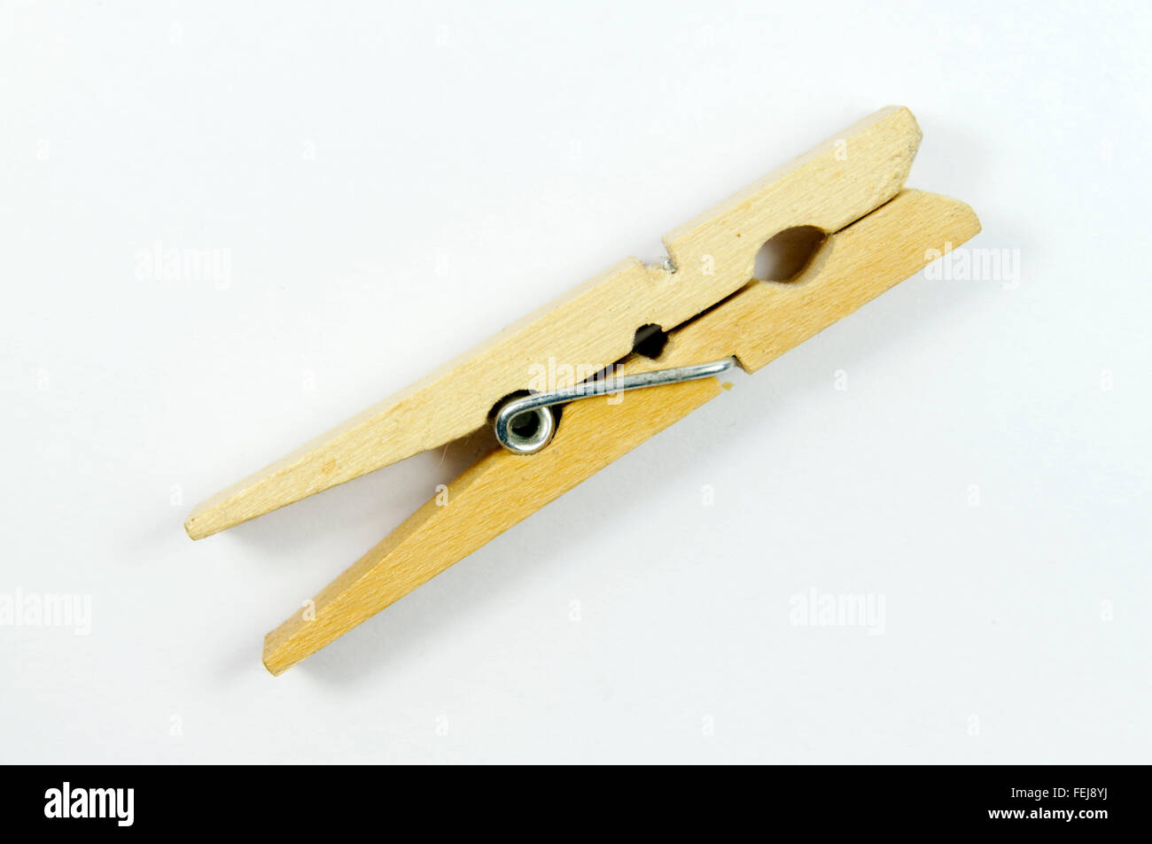 Traditional wooden cloths peg Stock Photo - Alamy