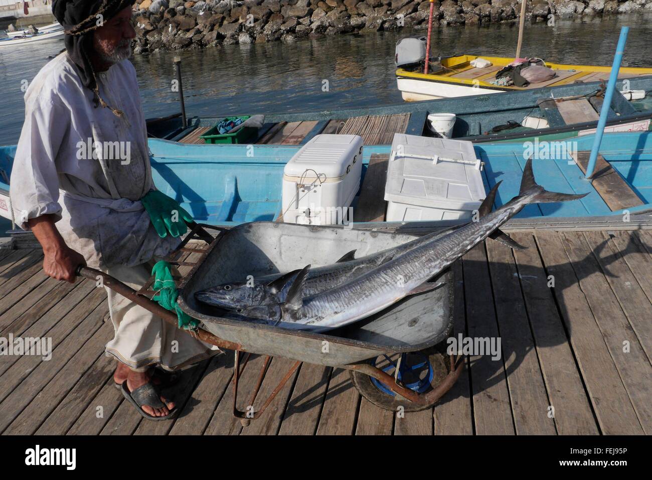 MUSCAT, OMAN Fish market Stock Photo - Alamy