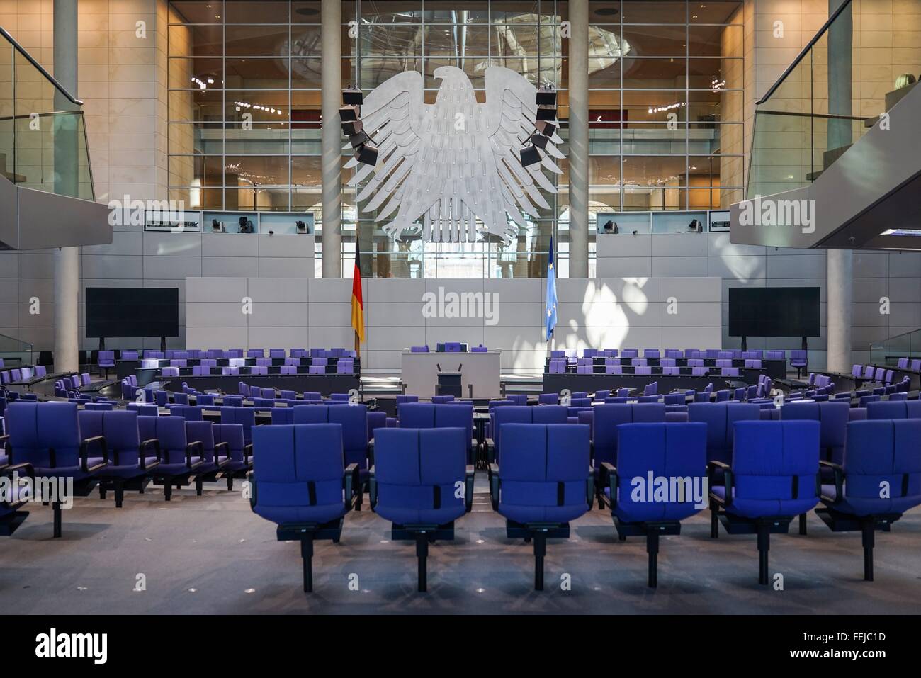 Germany: Inside view of the German Parliament in Berlin. Photo from 22 ...