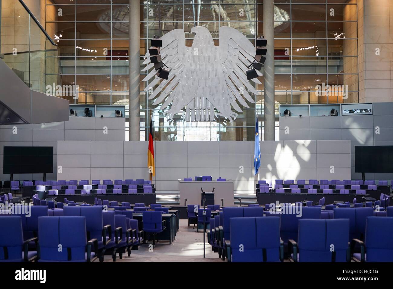 Germany: Inside view of the German Parliament in Berlin. Photo from 22 ...