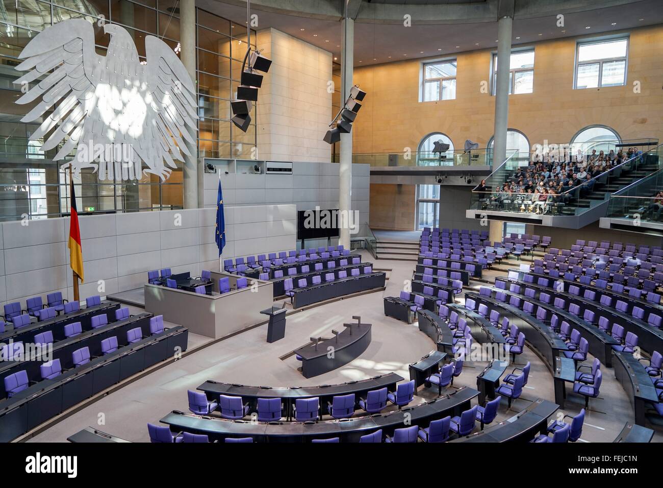 Germany: Inside view of the German Parliament in Berlin. Photo from 22 ...