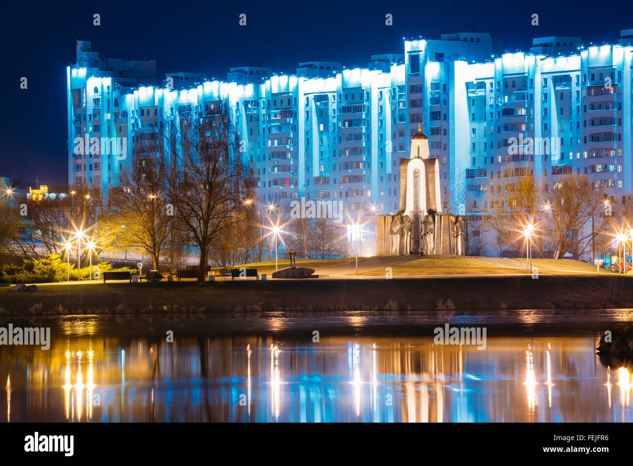 Night scene of Island of Tears (Island of Courage and Sorrow, Ostrov ...