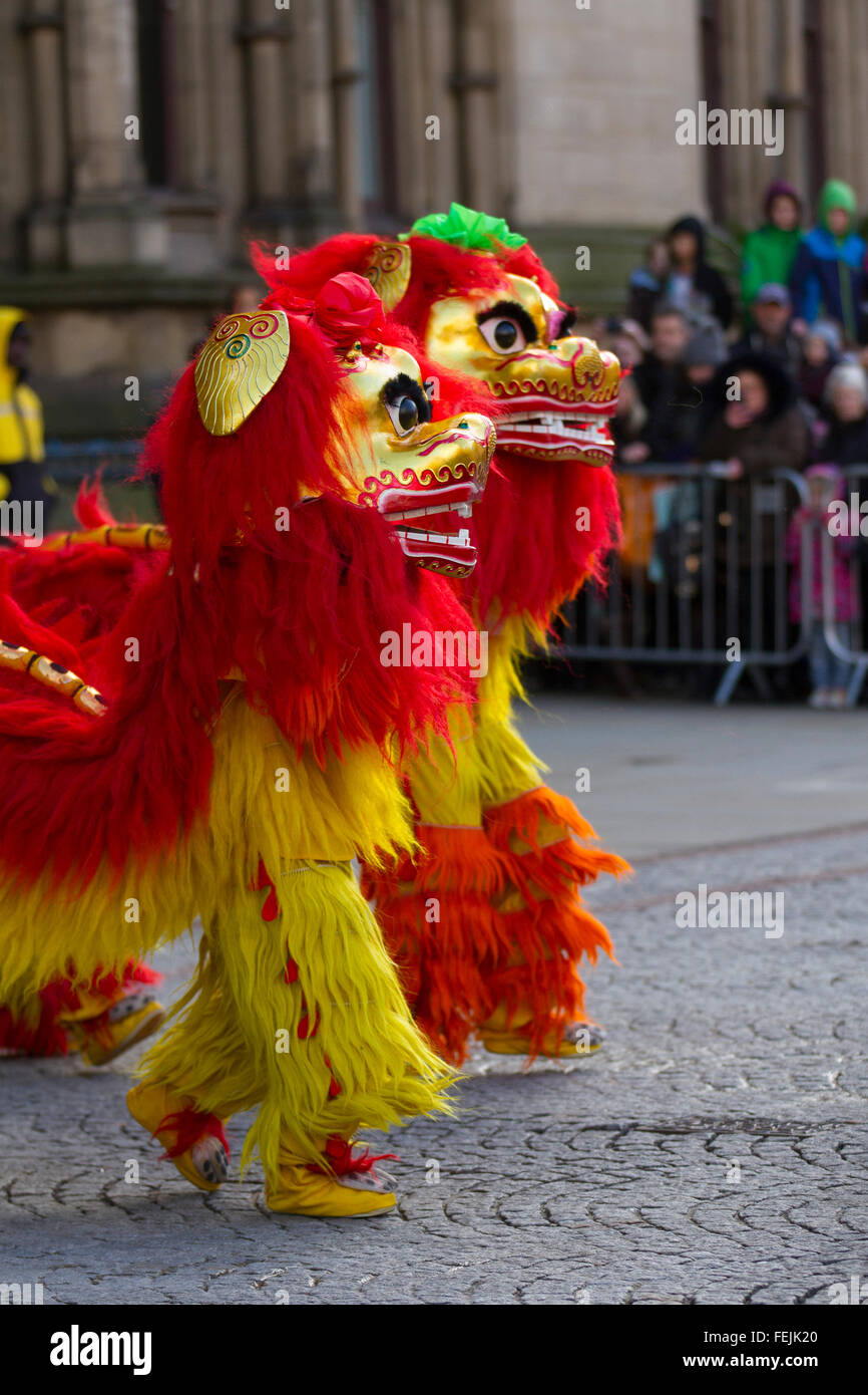 Manchester 7th February, 2016. Chinese New Year Dragon Parade.The Year ...