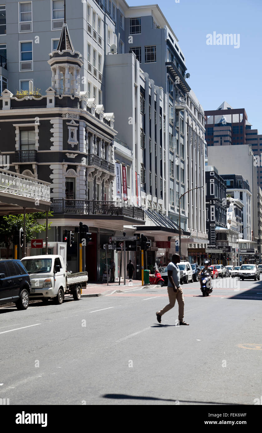 Long Street in Cape Town City - South Africa Stock Photo - Alamy