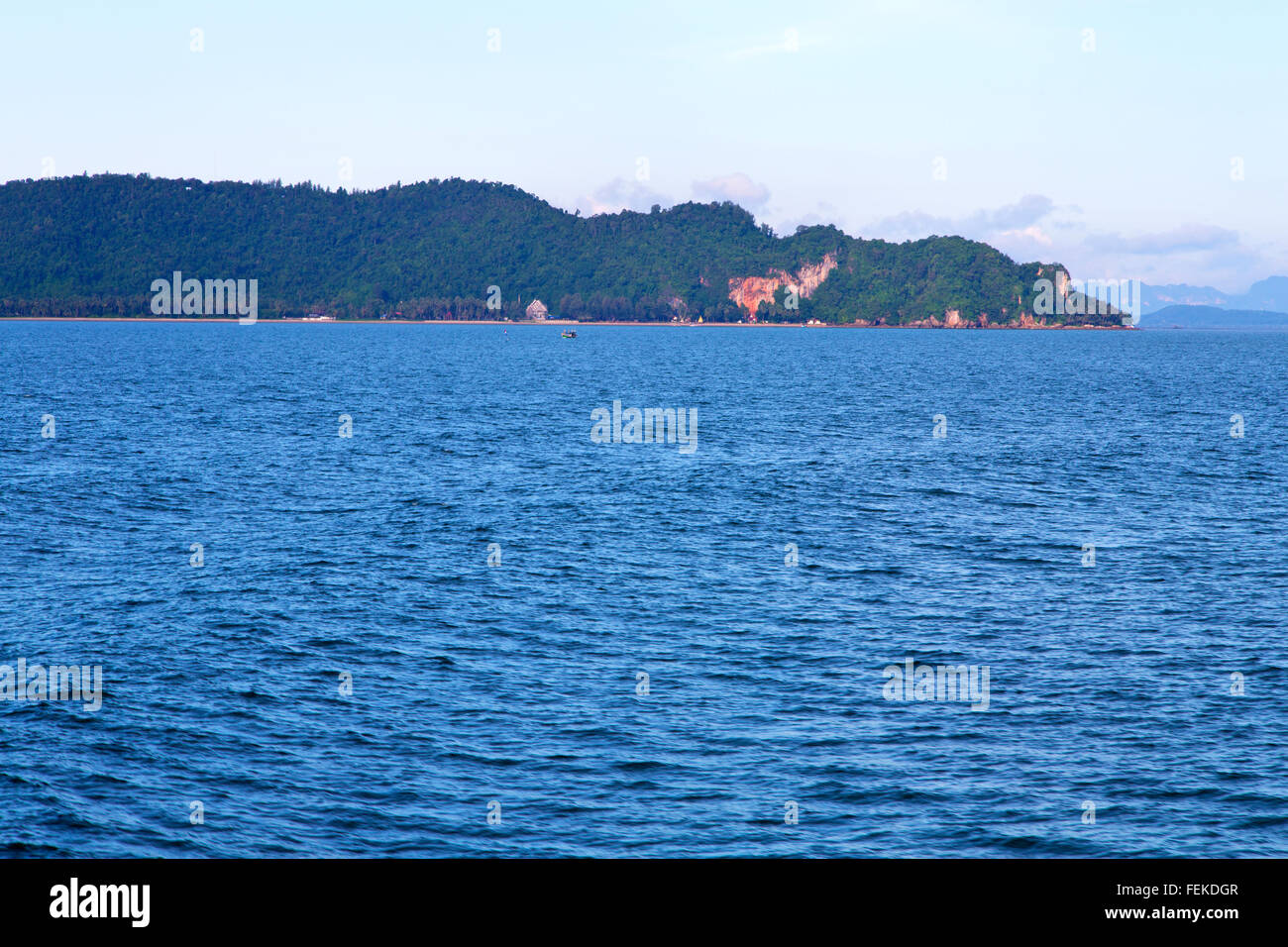 asia myanmar lomprayah bay isle rocks foam hill in thailand and south ...