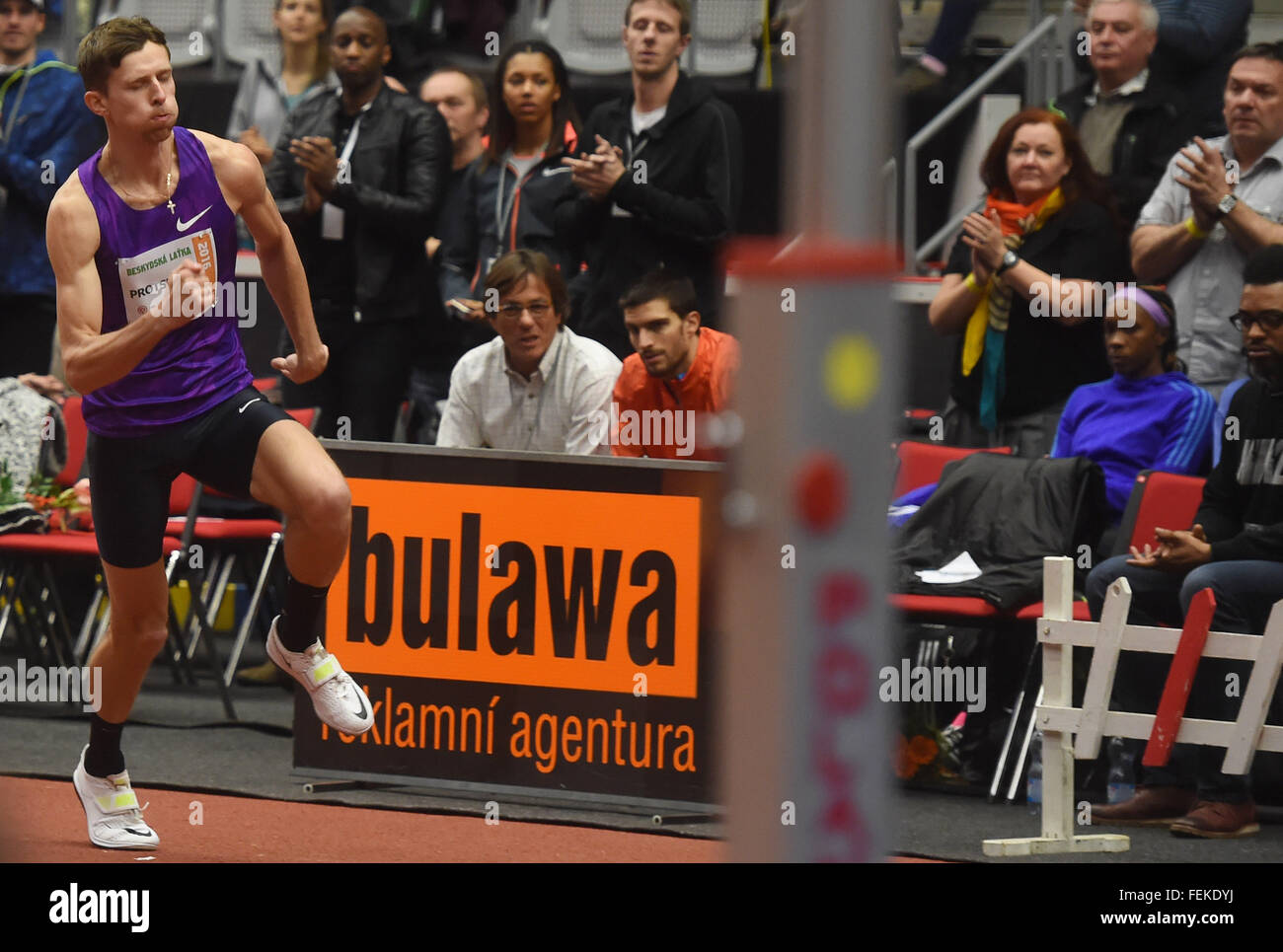 Trinec, Czech Republic. 07th Feb, 2016. Andrey Procenko of Ukraine ...