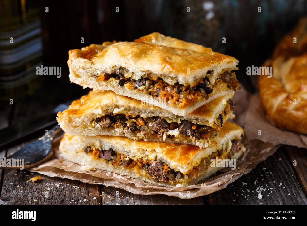 Liver pie hi-res stock photography and images - Alamy