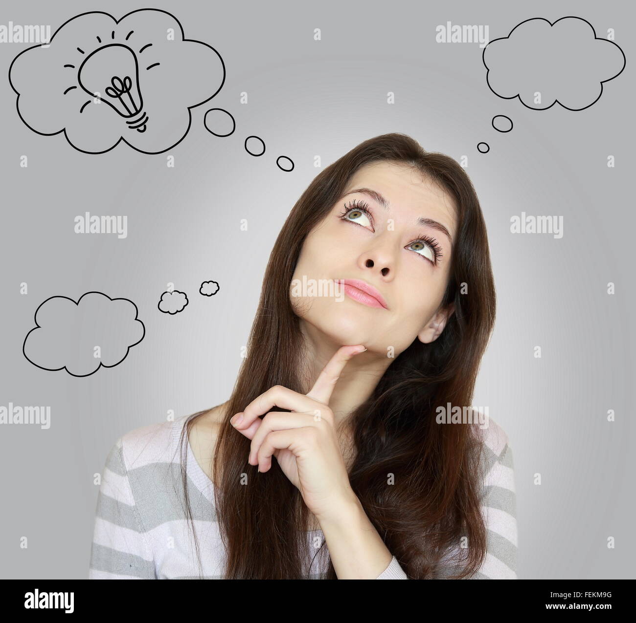 Light bulb doubts hi-res stock photography and images - Alamy