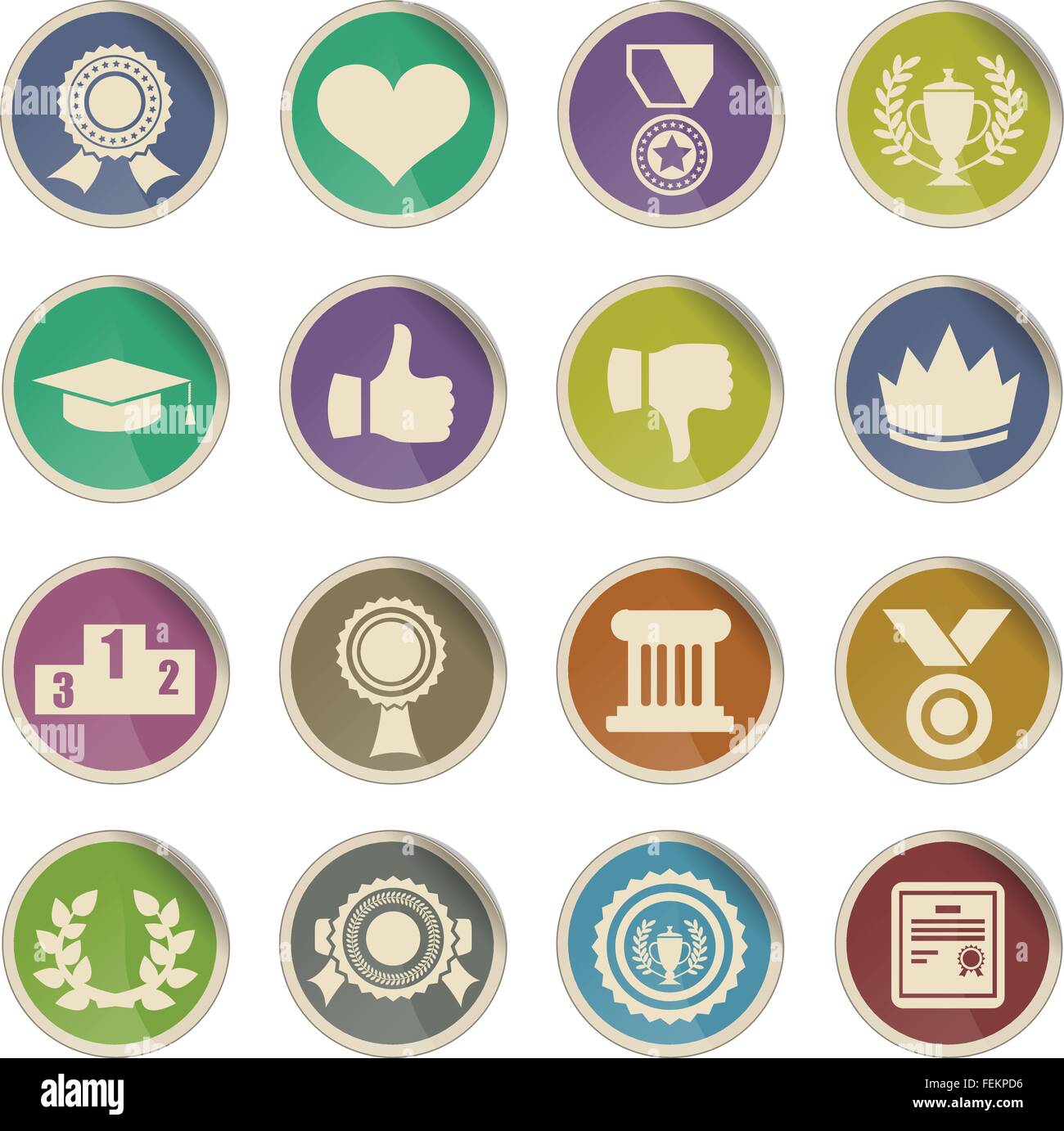 Trophy and prize symbol Stock Vector Image & Art - Alamy