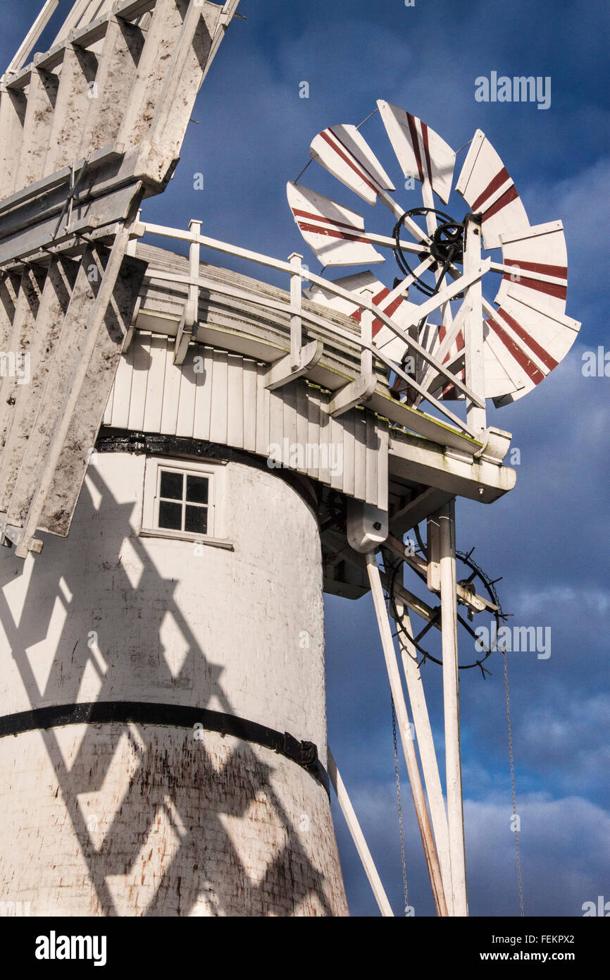 Upper section, Thurne Mill, Norfolk Stock Photo - Alamy