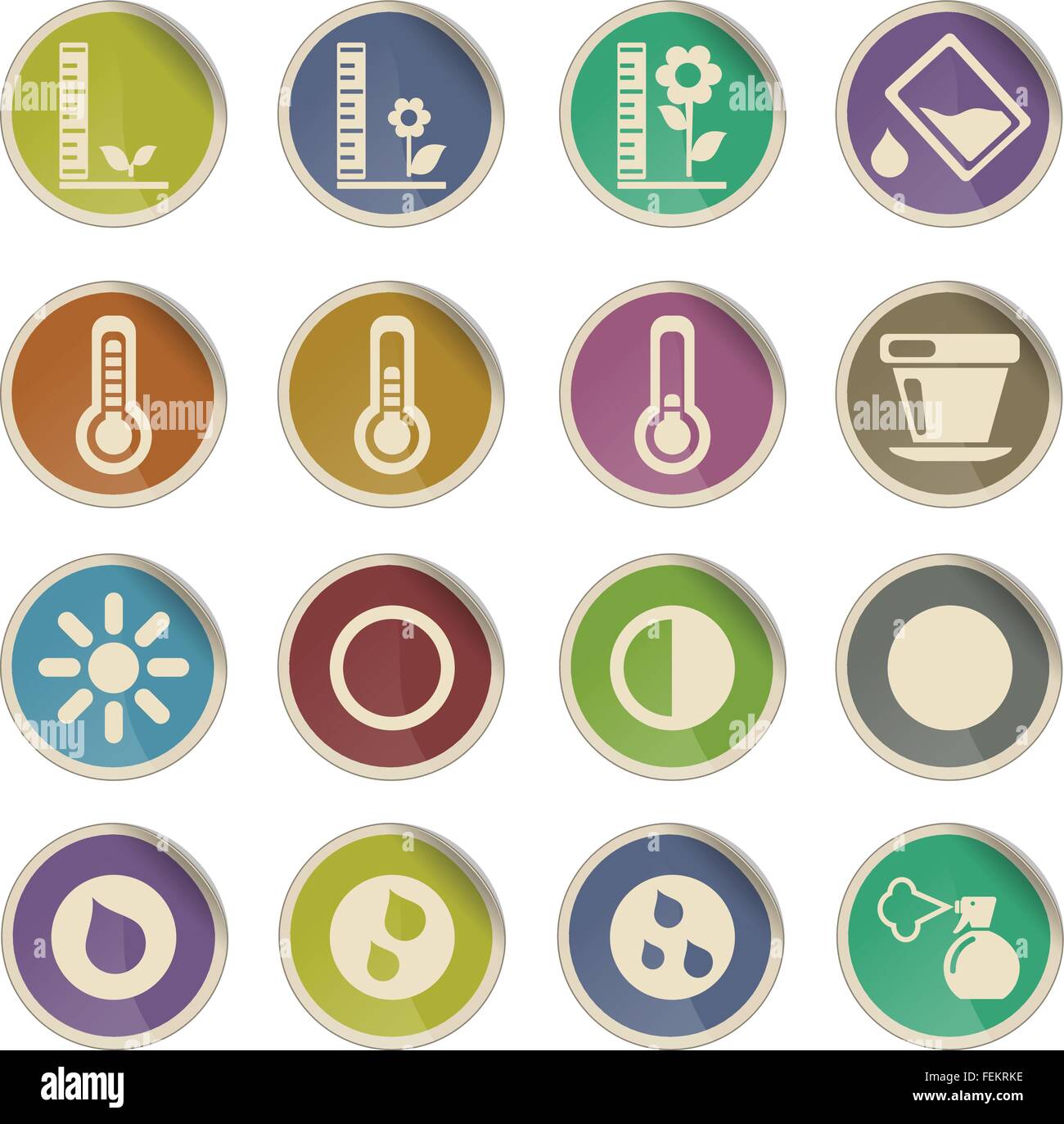 Plant Growing Icons Stock Vector Image & Art - Alamy