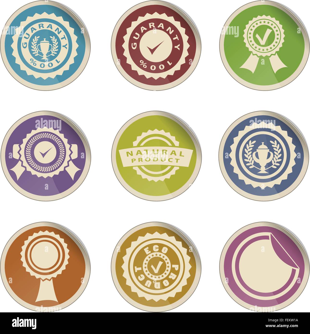 Coat of arms seals Stock Vector Images - Alamy