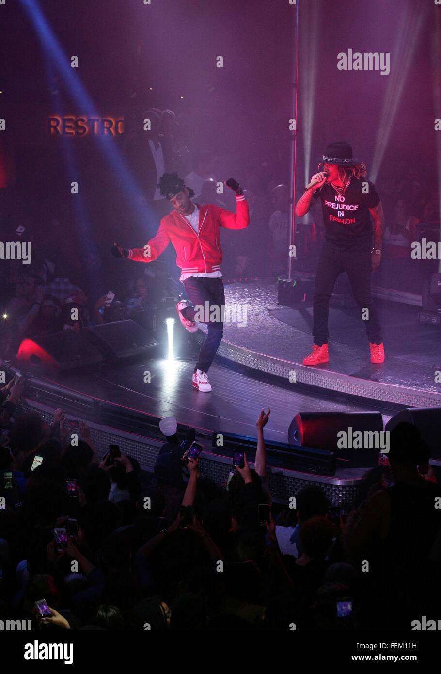 Las Vegas, NV, USA. 7th Feb, 2016. DJ Esco, Future in attendance for ...
