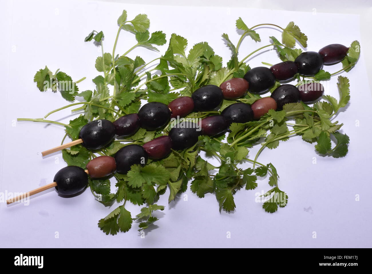 Green kalamata olives on hi-res stock photography and images - Alamy