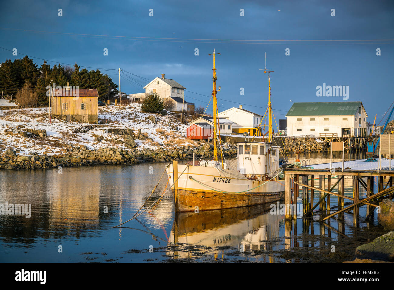 Nykvag langoya island hi-res stock photography and images - Alamy