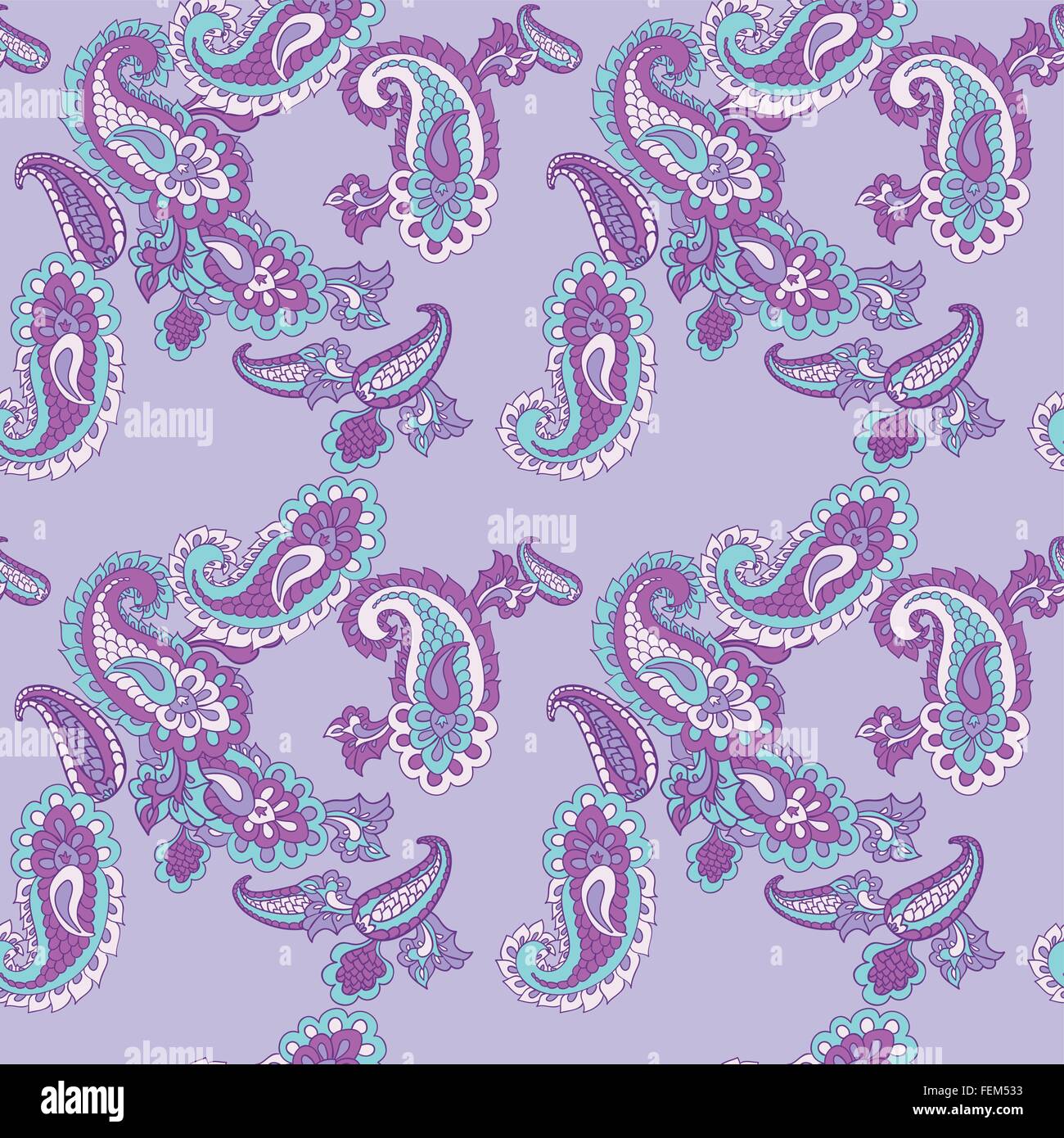 Seamless paisley pattern Stock Vector Image & Art - Alamy