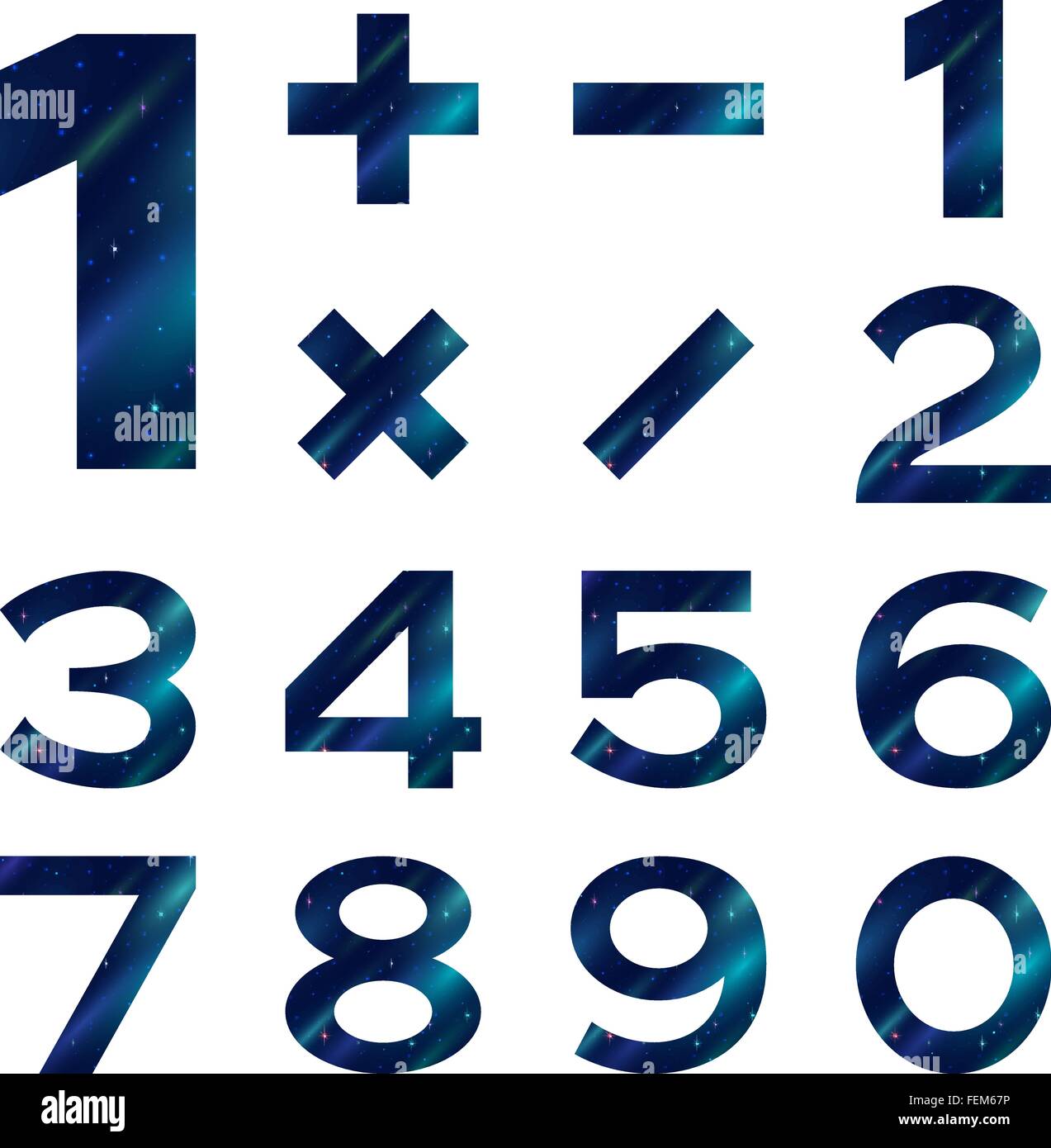 Division of space Stock Vector Images - Alamy