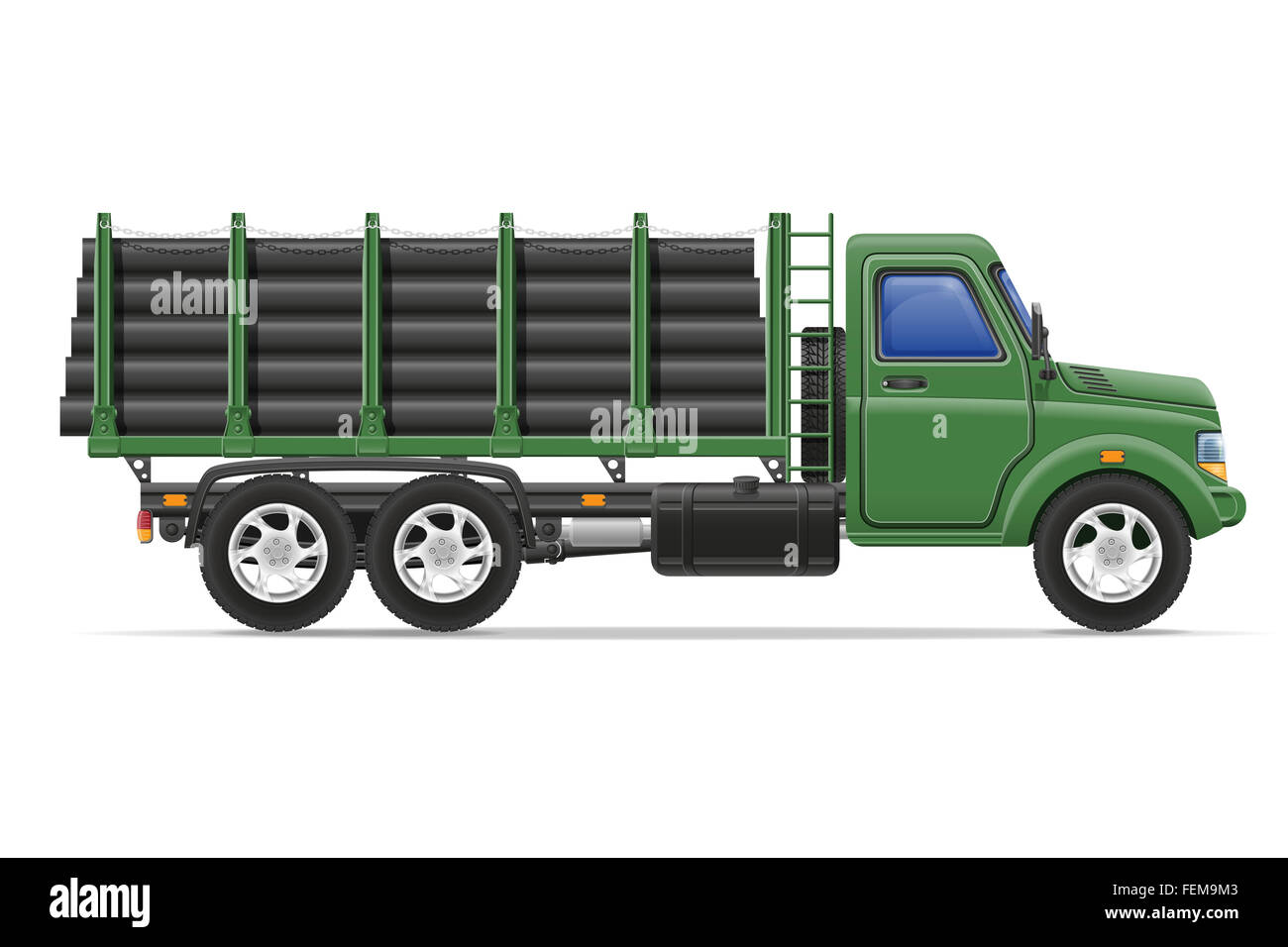 cargo truck delivery and transportation of construction materials ...