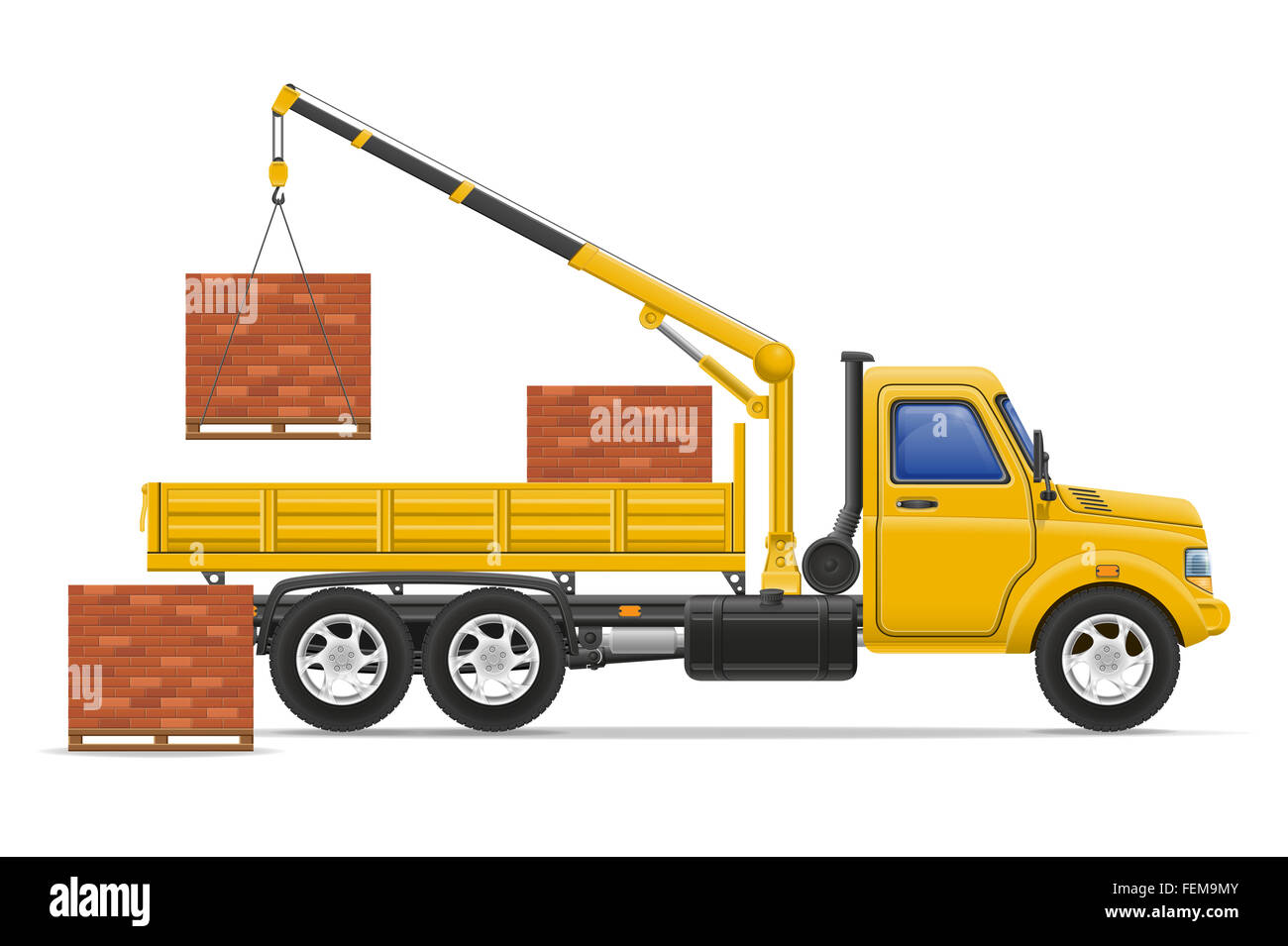 Building materials concept icon Cut Out Stock Images & Pictures - Alamy