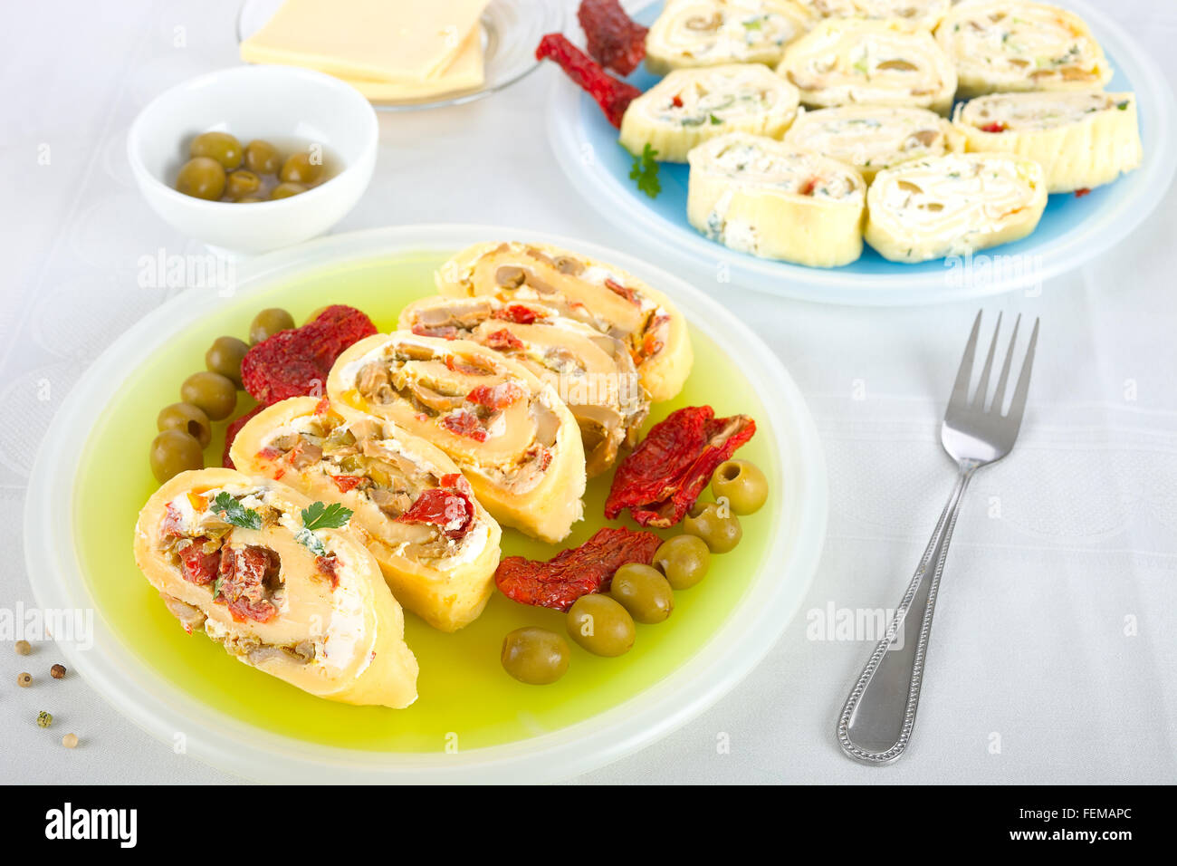 Cheese roulade hi-res stock photography and images - Alamy