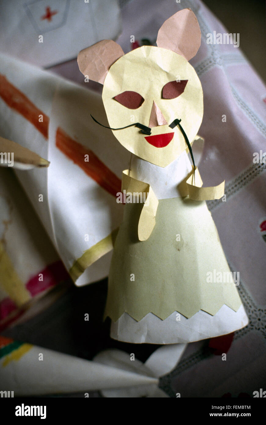 Beautiful paper cut out creation made by school children at a local ...