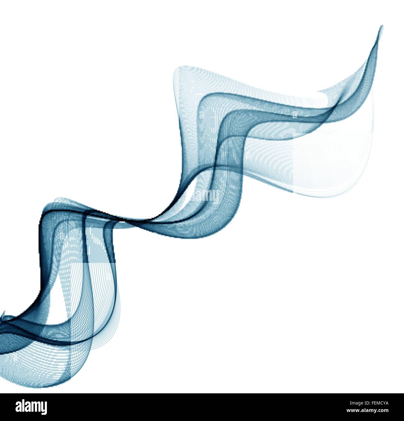 Abstract vector background, blue wavy Stock Vector Image & Art - Alamy