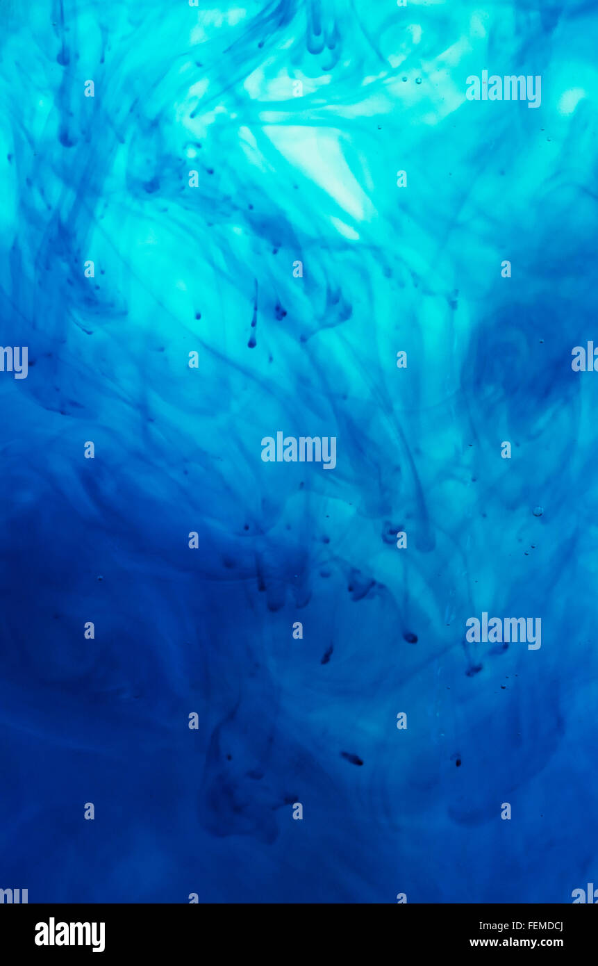 blue fantasy abstract watercolor backdrop Stock Photo - Alamy