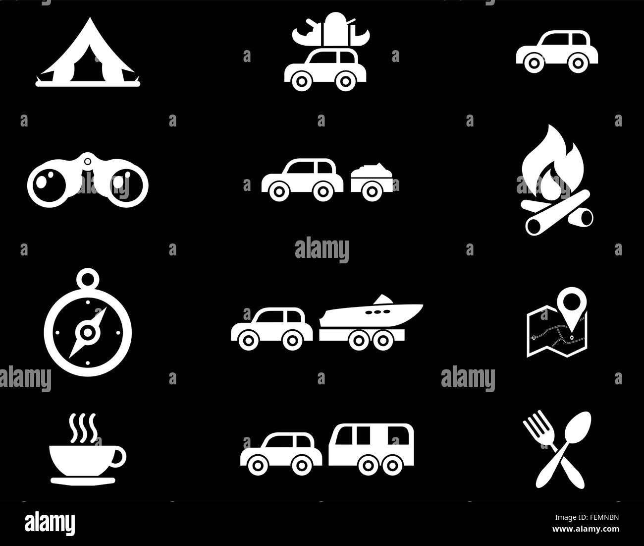 active recreation web icons for user interface design Stock Vector ...