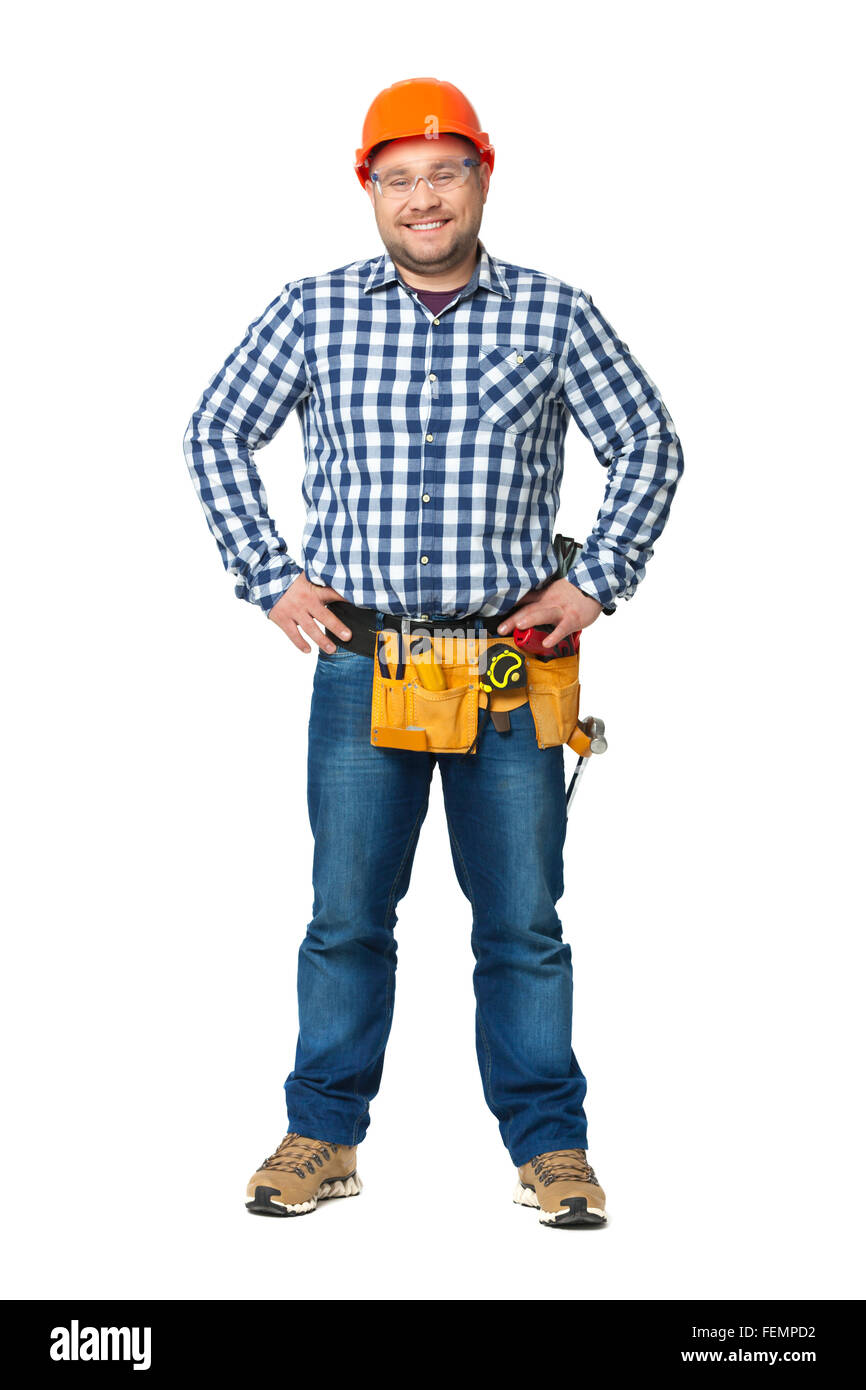 Builder Cut Out Stock Images & Pictures - Alamy