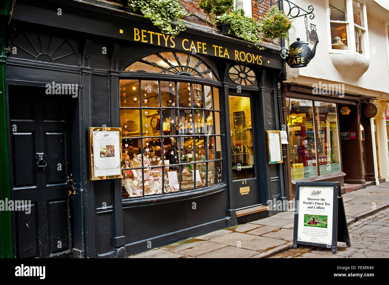 Bettys Tea Rooms, Stonegate, York Stock Photo - Alamy