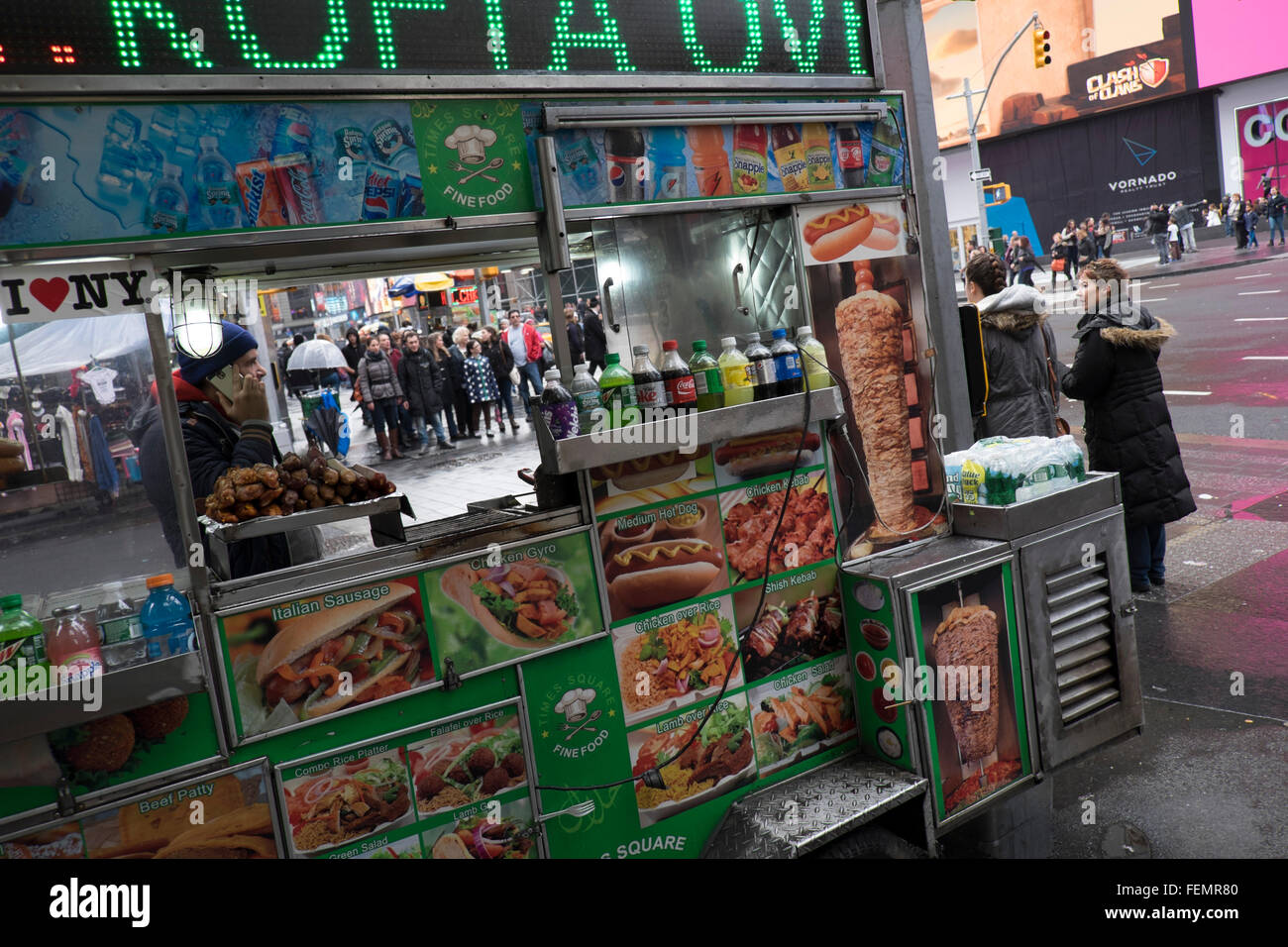 Fast food stall hi-res stock photography and images - Alamy